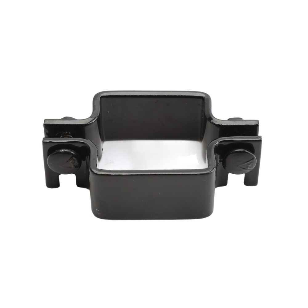 2" Black Square Chain Link Fence Gate Collar For Gate Latch Assemblies ...