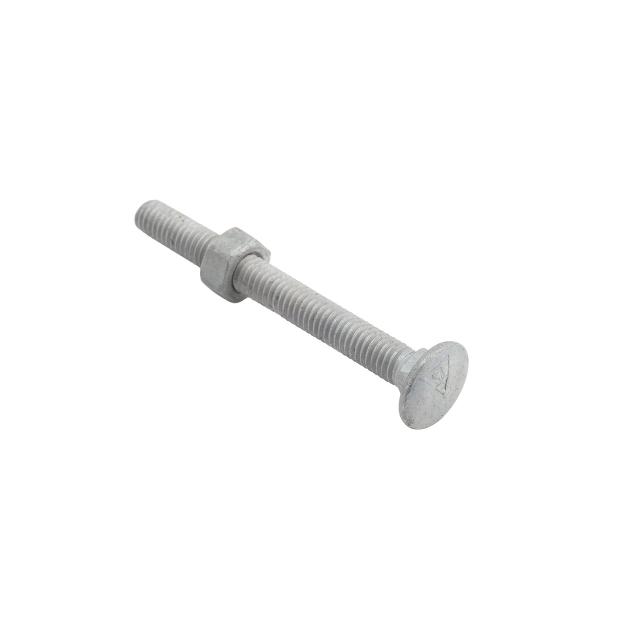 Chain Link 3/8" x 3 1/2" Carriage Nut & Bolt (Hot Dip Galvanized Steel ...
