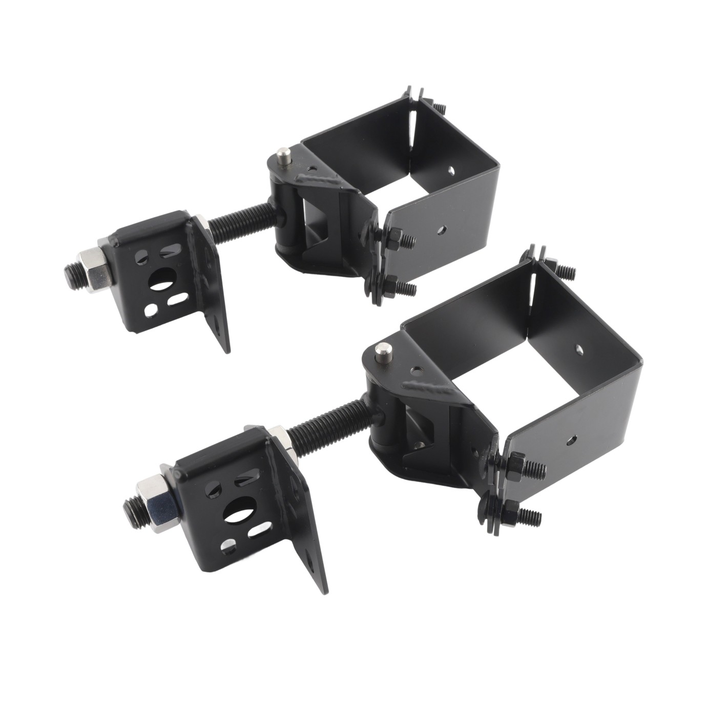 4" Square Post Heavy Duty Industrial Wrap Around Gate Hinges Square To ...