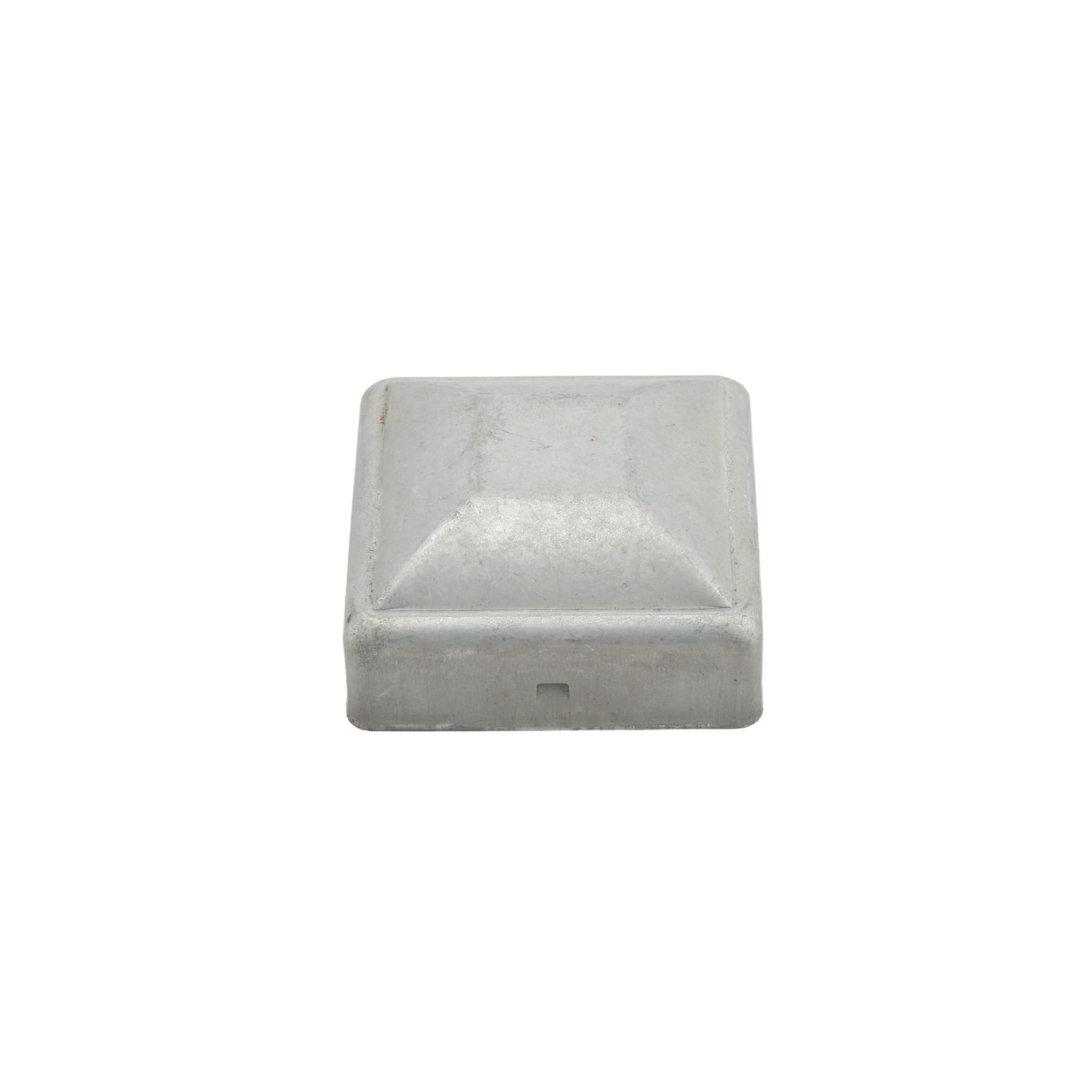 2 1/2" Square Pressed Steel Dome Cap Galvanized Steel - Square Post ...