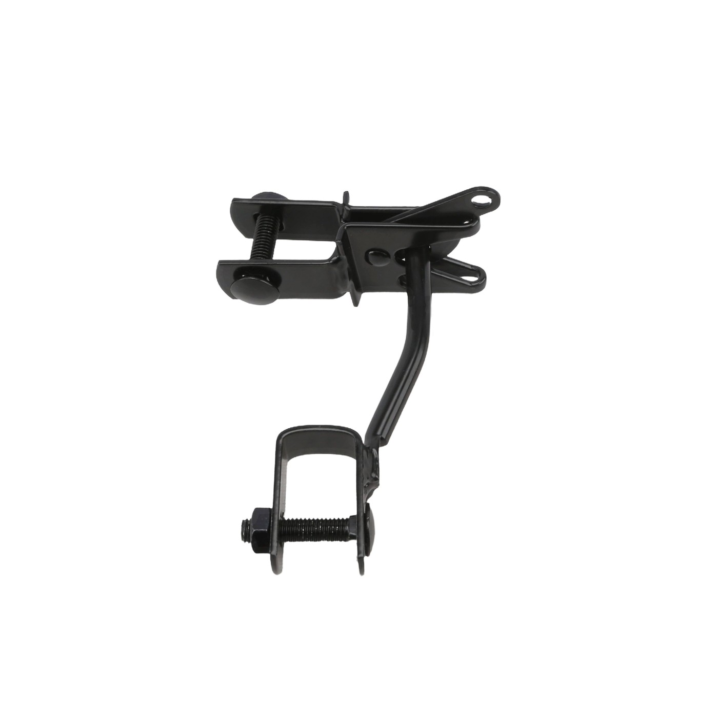 1" x 1" Square Steel Gravity Latch for Steel Gates (Powder Coated Black ...