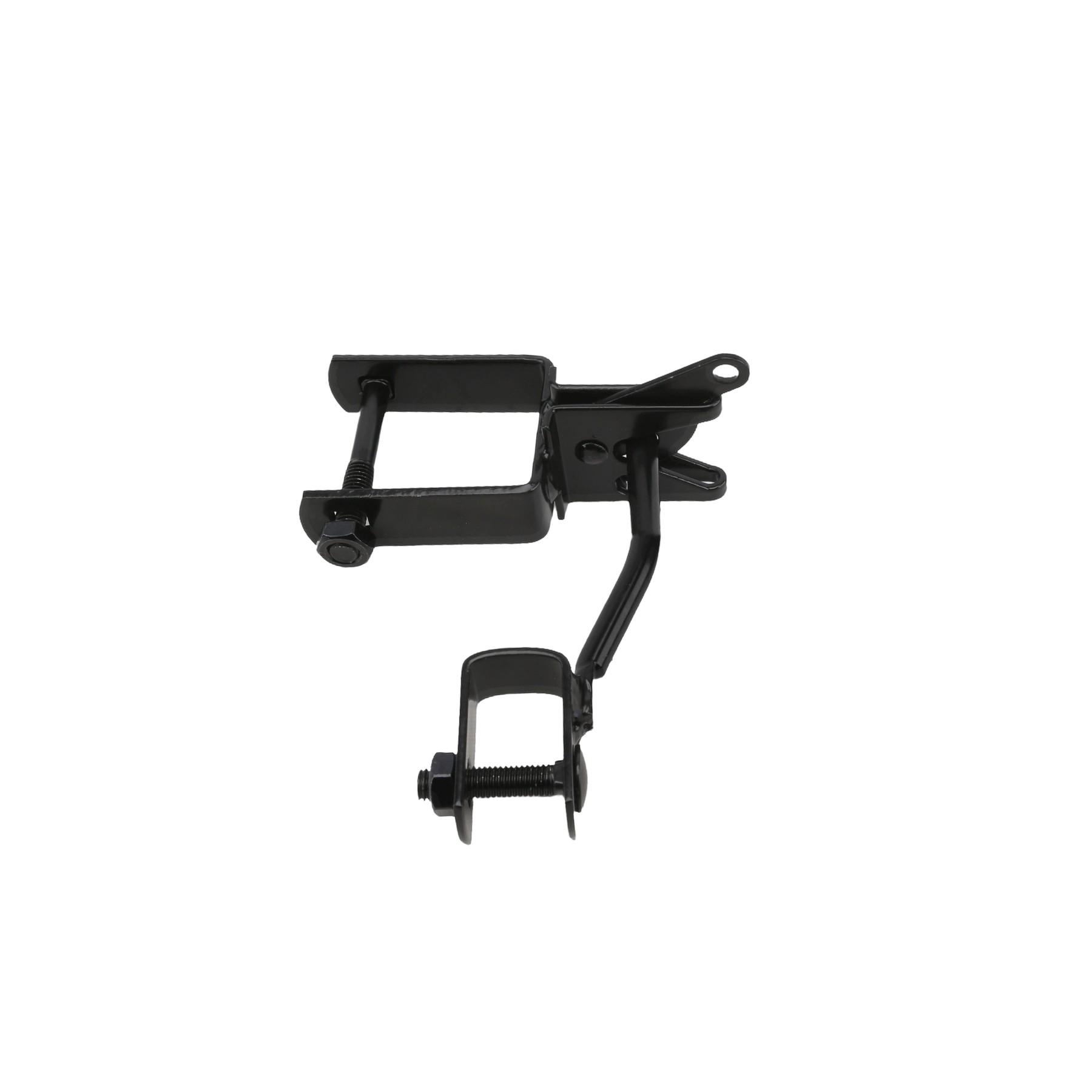 2" x 1" Square Steel Gravity Latch for Steel Gates (Powder Coated Black ...