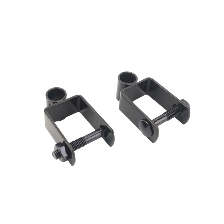 1 1/2" x 1 1/2" Square Female Black Hinge Pair With Nut And Bolt ...
