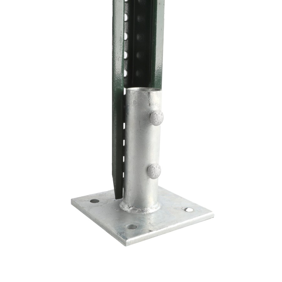 U-Channel Post Anchor Sign Post Floor Anchor Flange Sign Post Mounting ...