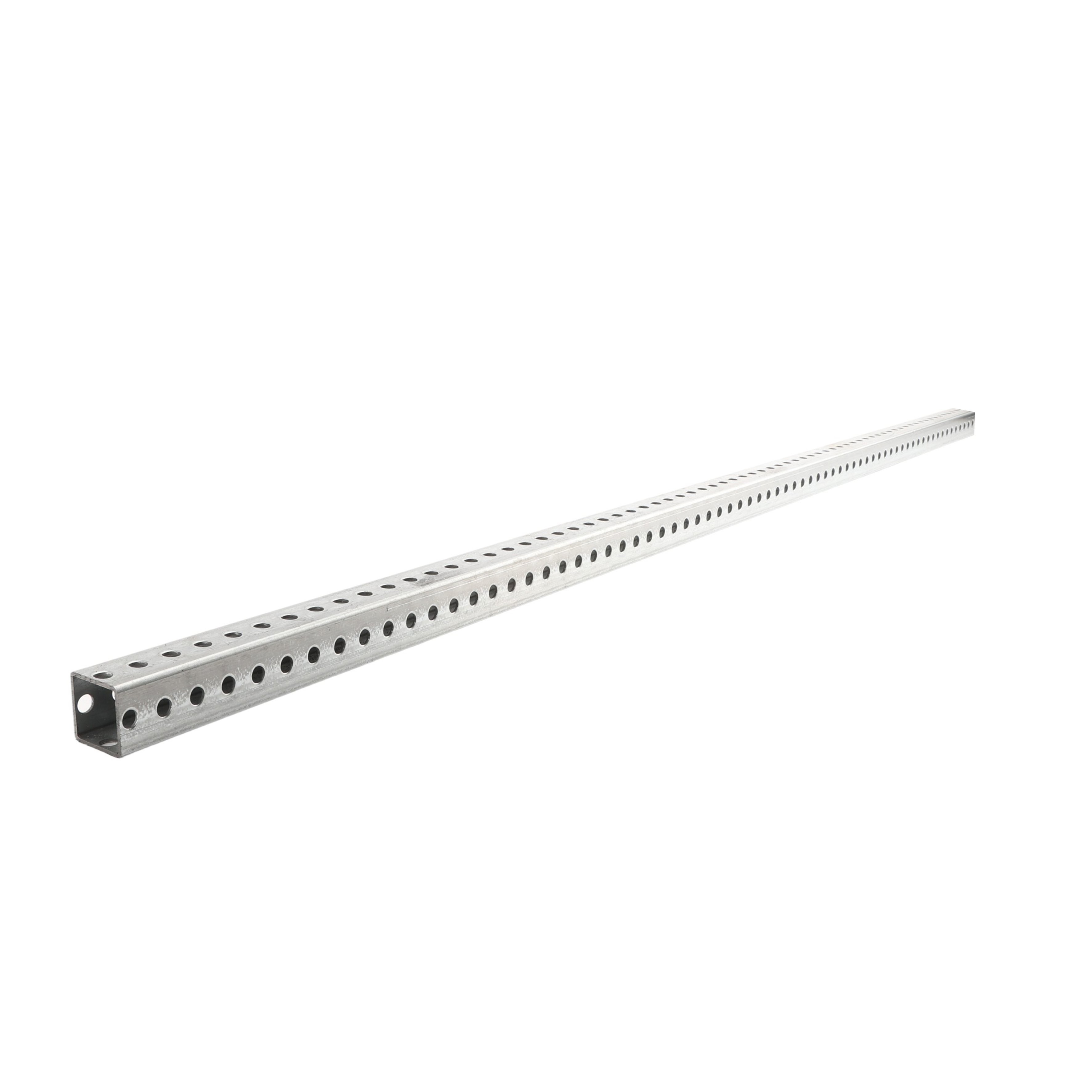 Telespar 1 3/4" x 1 3/4" Square Sign Post with Holes 7' Long 12 Gauge ...
