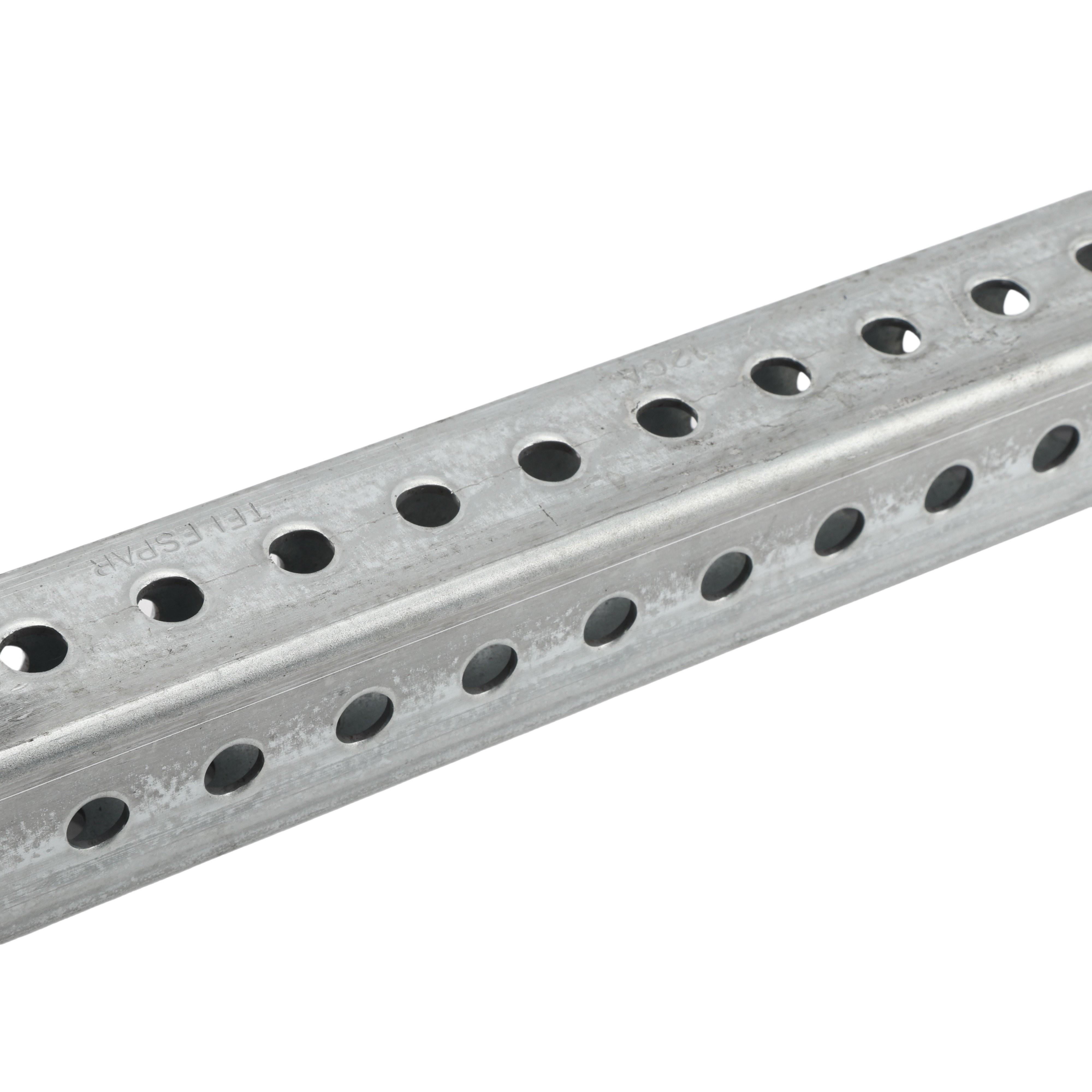 Telespar 1 3/4" x 1 3/4" Square Sign Post with Holes 7' Long 12 Gauge ...
