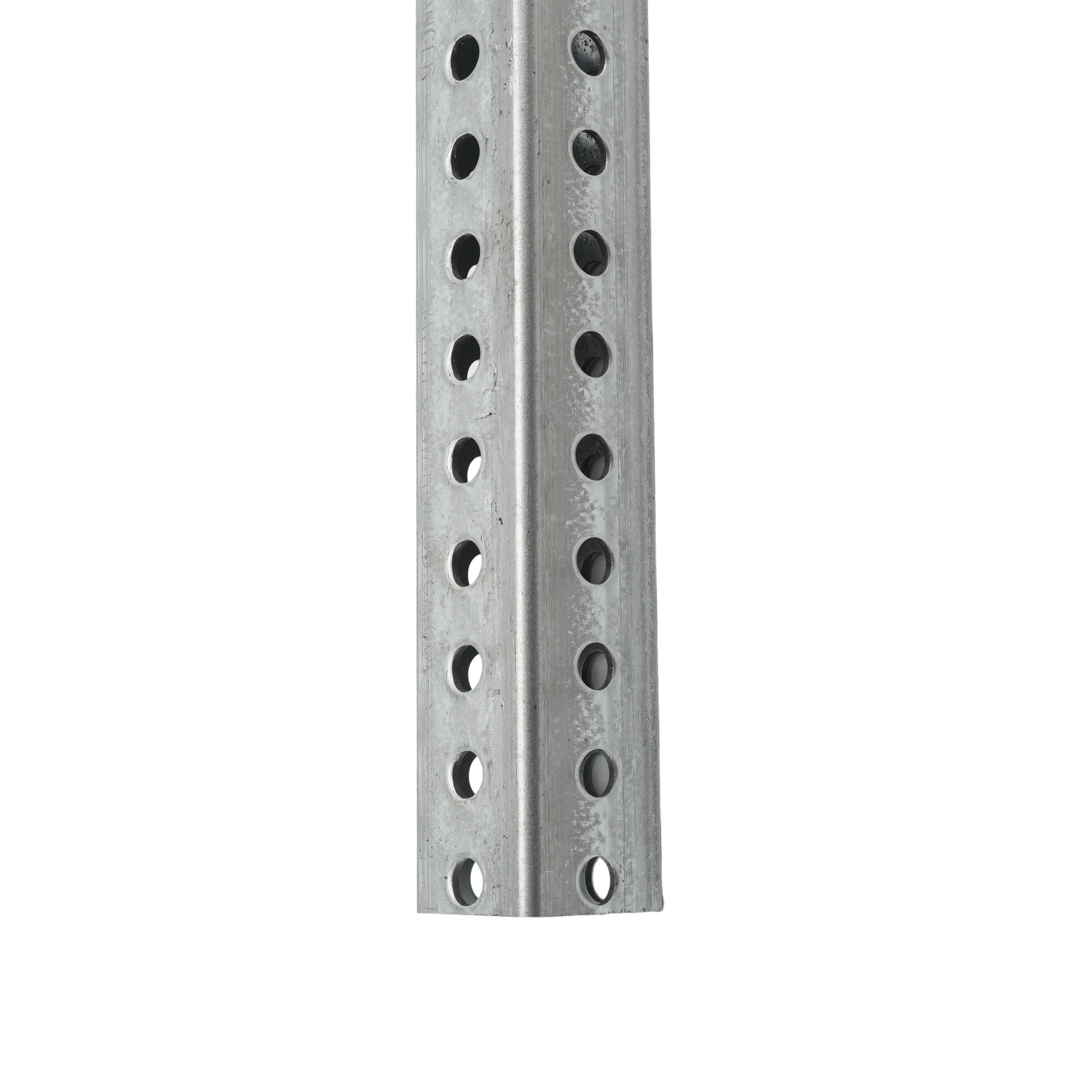 Telespar 1 3/4" x 1 3/4" Square Sign Post with Holes 7' Long 12 Gauge ...