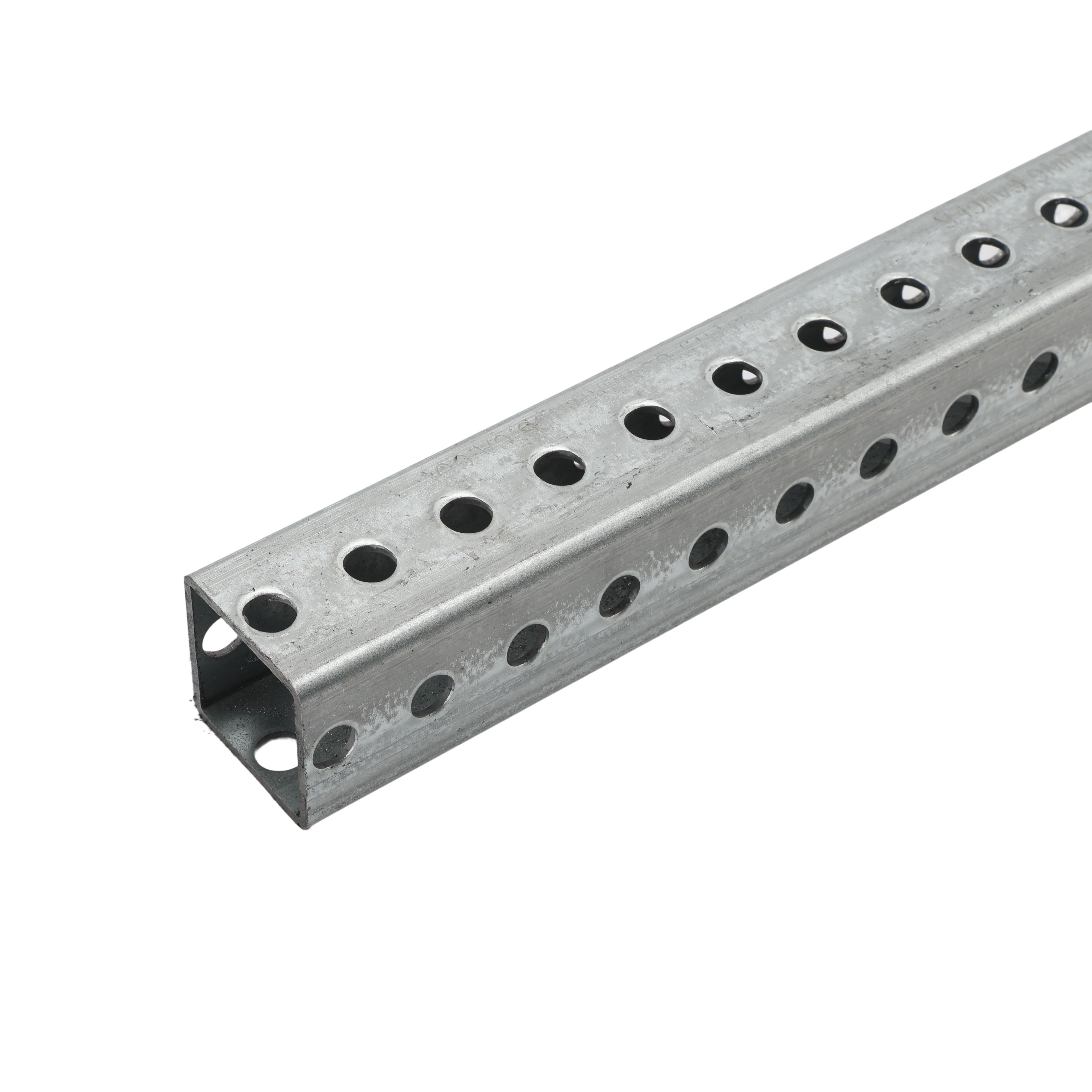 Telspar 1 3/4" x 1 3/4" Square Sign Post with Holes 7' Long 12 Gauge ...