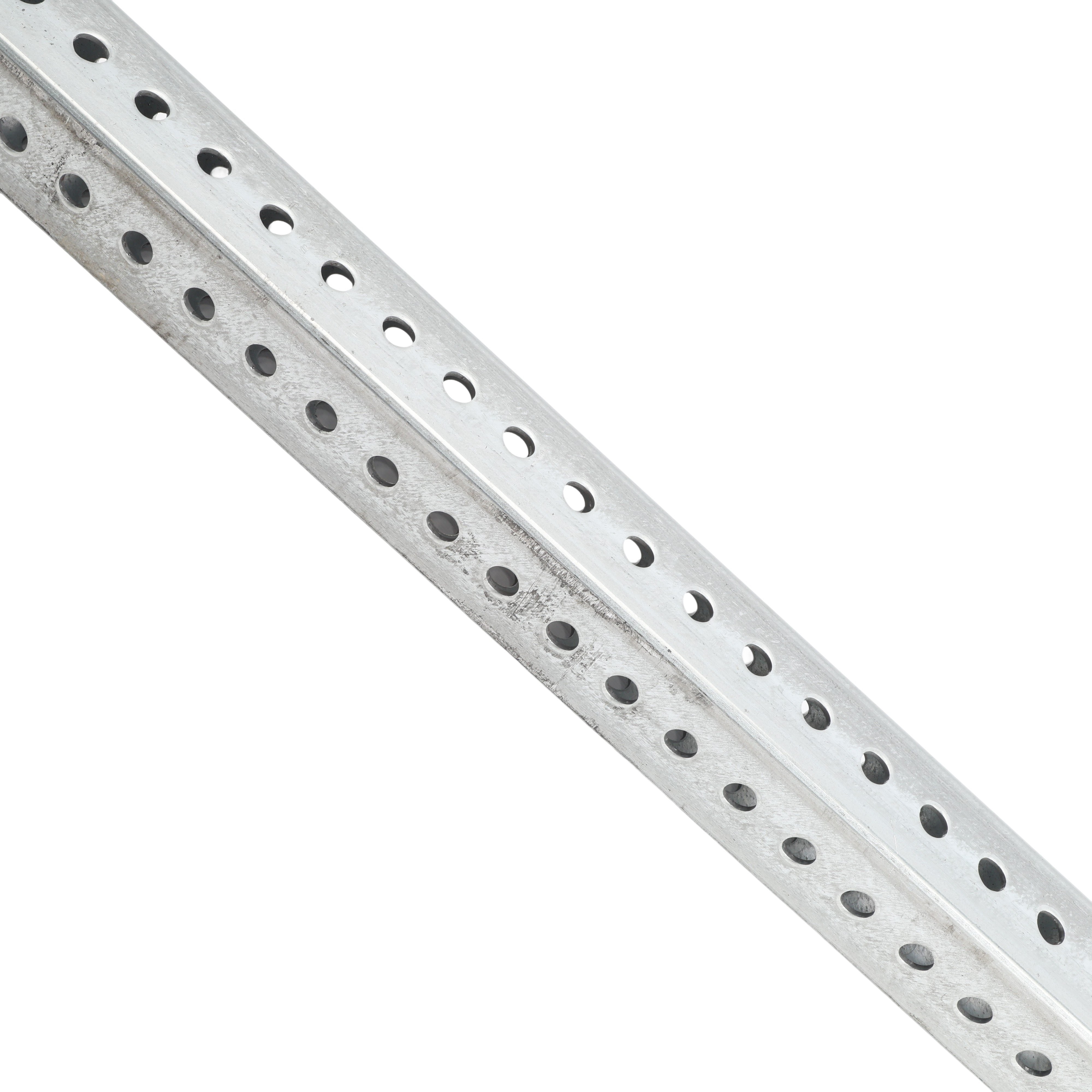 Telspar 2 x 2" Square Sign Post with Holes 7' Long 12 Gauge (Pre-Galv ...