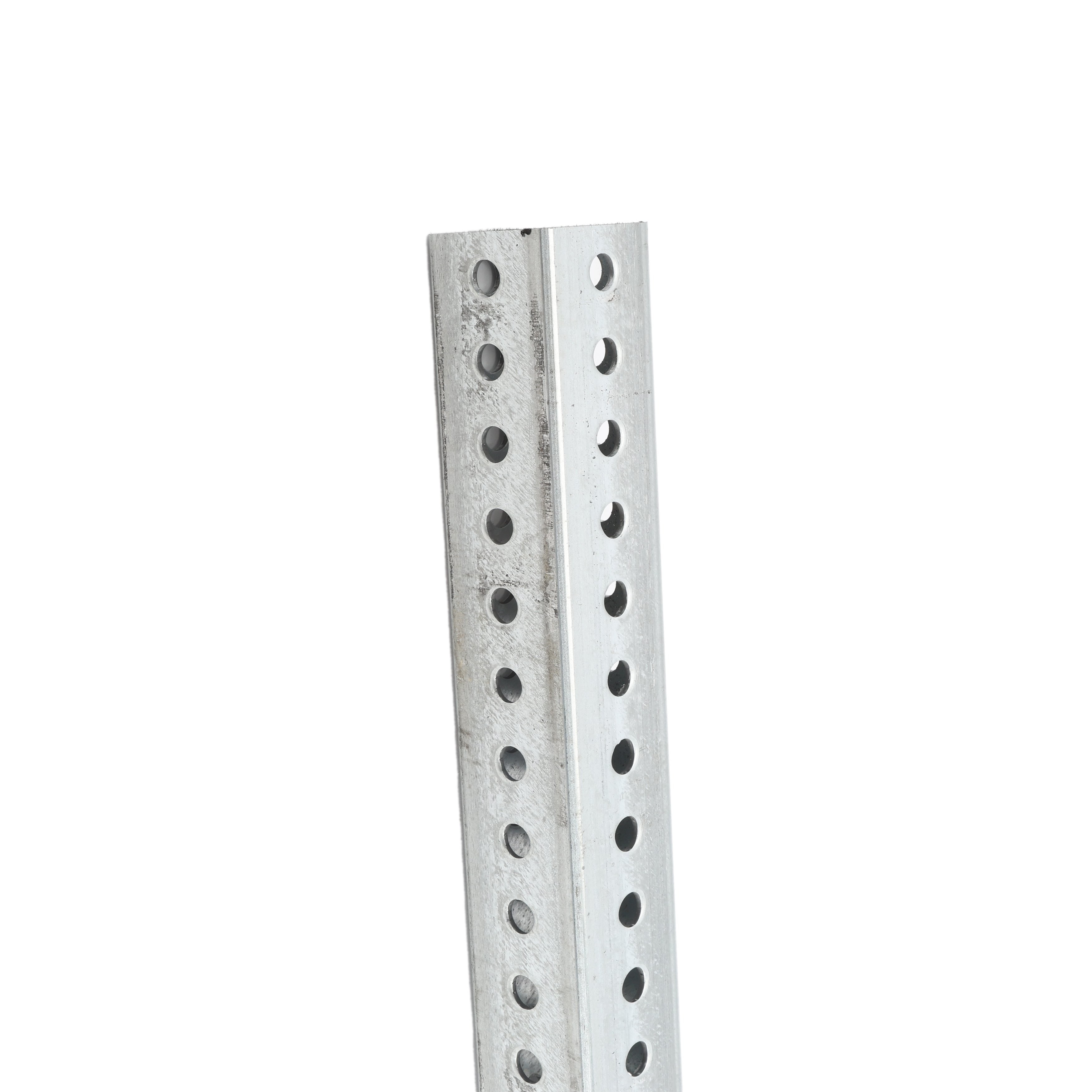 Telespar 2 x 2" Square Sign Post with Holes 12' Tall 12 Gauge (Pre-Galv ...