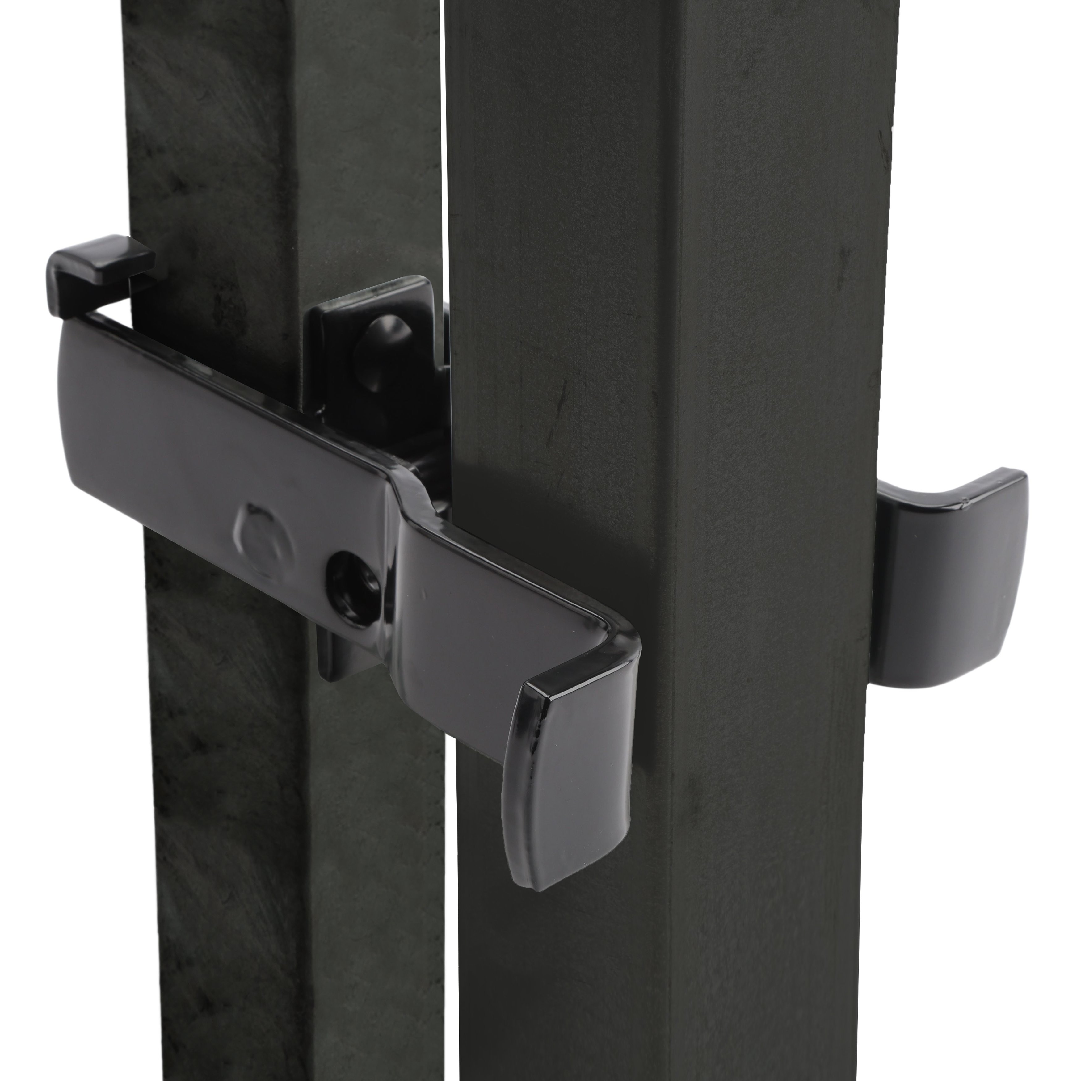Heavy Duty Square Frame Fulcrum Strong Arm Gate Latch - Fits 2" Square ...