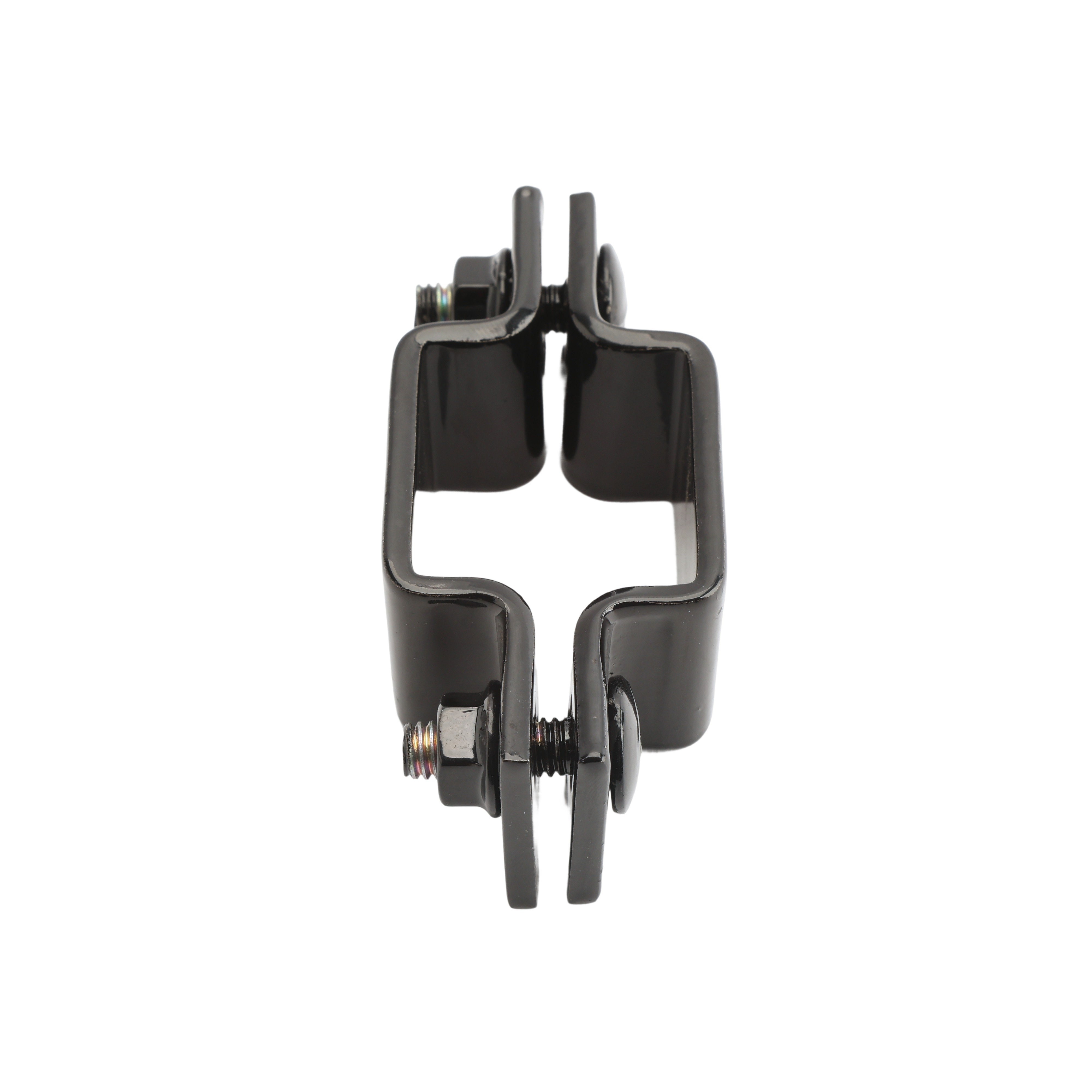 1 1/2" Black Square Chain Link Fence Gate Collar For Gate Latch ...