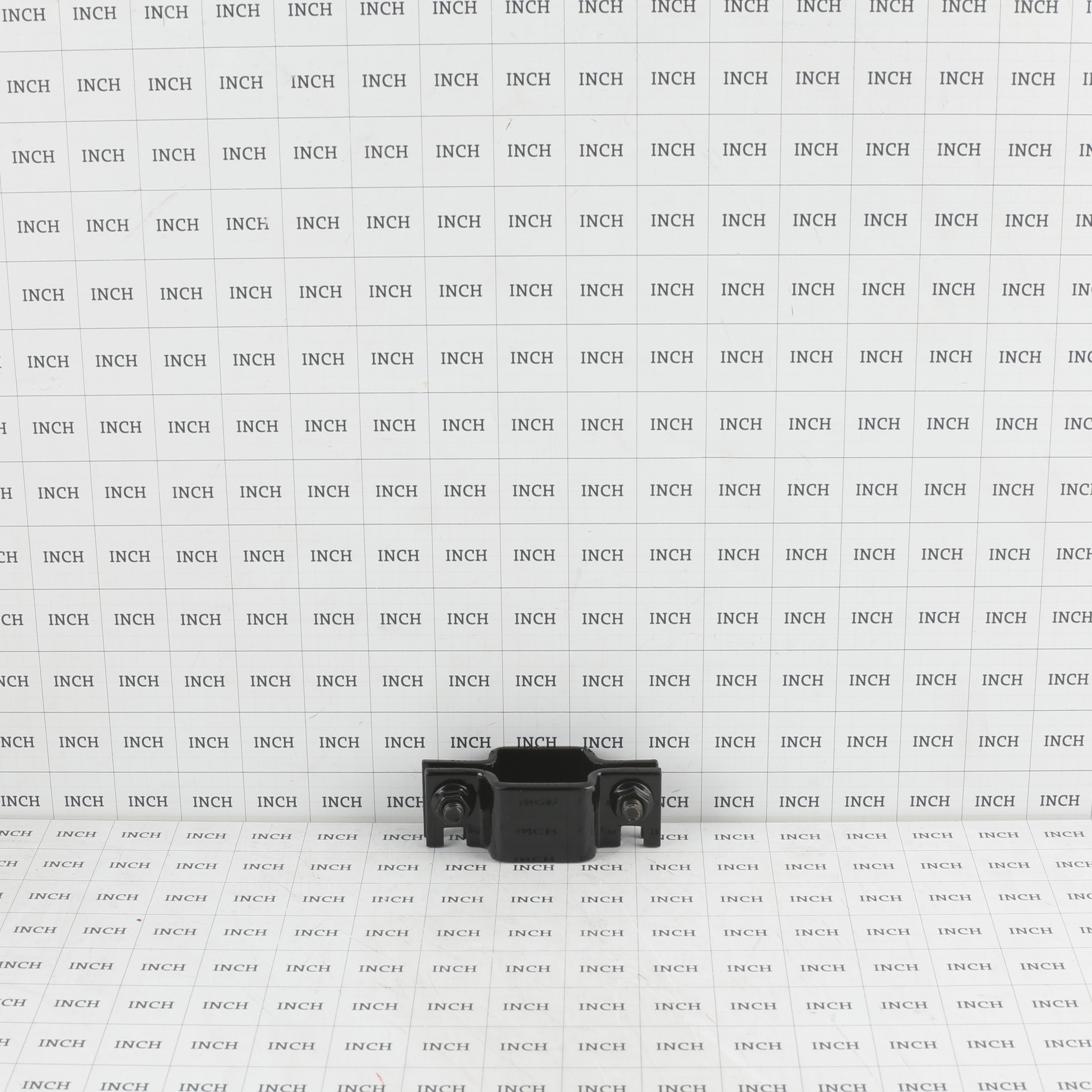 1 1/4" Black Square Chain Link Fence Gate Collar For Gate Latch ...