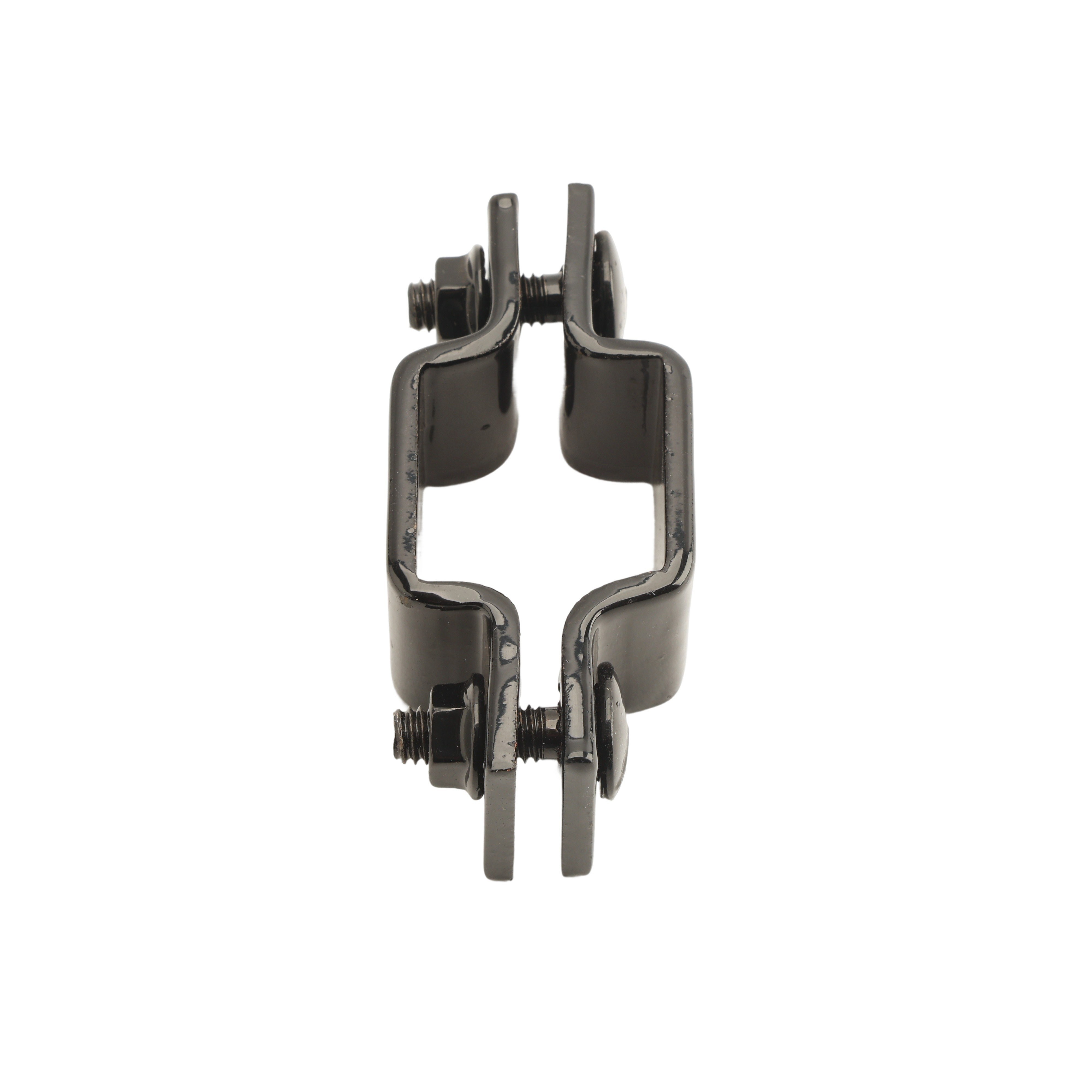 1 1/4" Black Square Chain Link Fence Gate Collar For Gate Latch ...