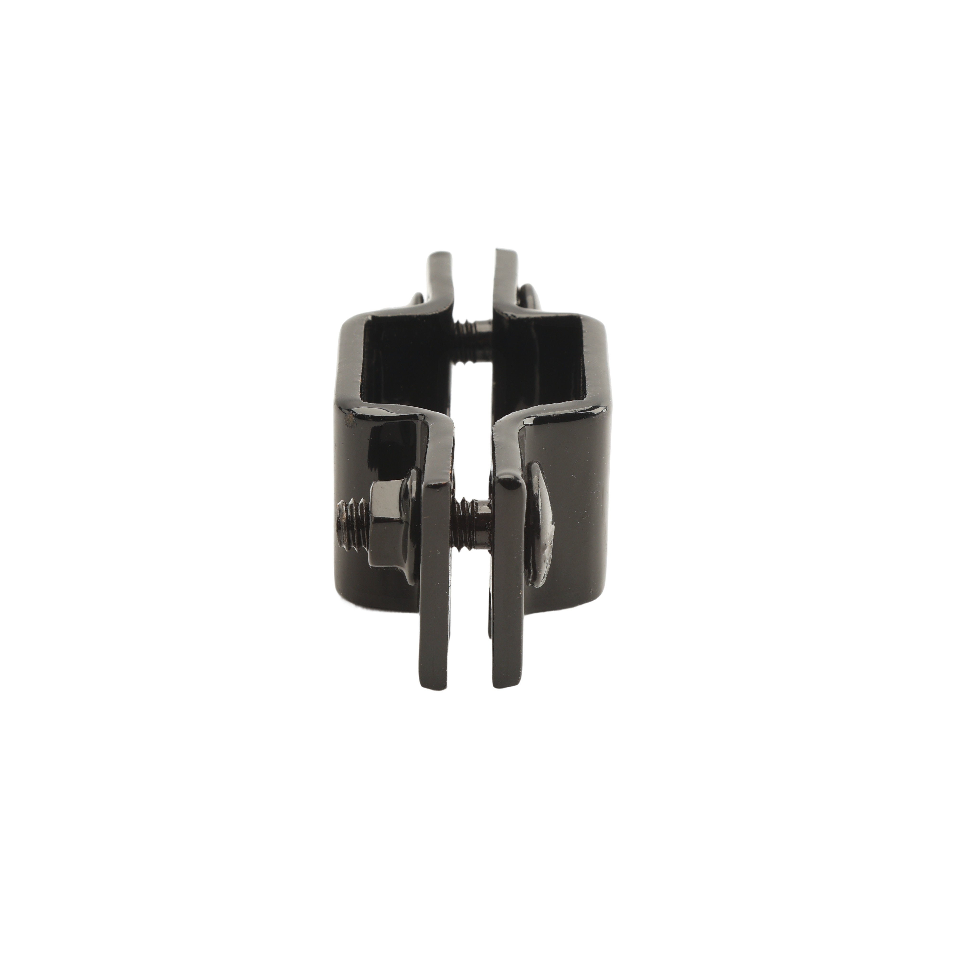1 1/4" Black Square Chain Link Fence Gate Collar For Gate Latch ...