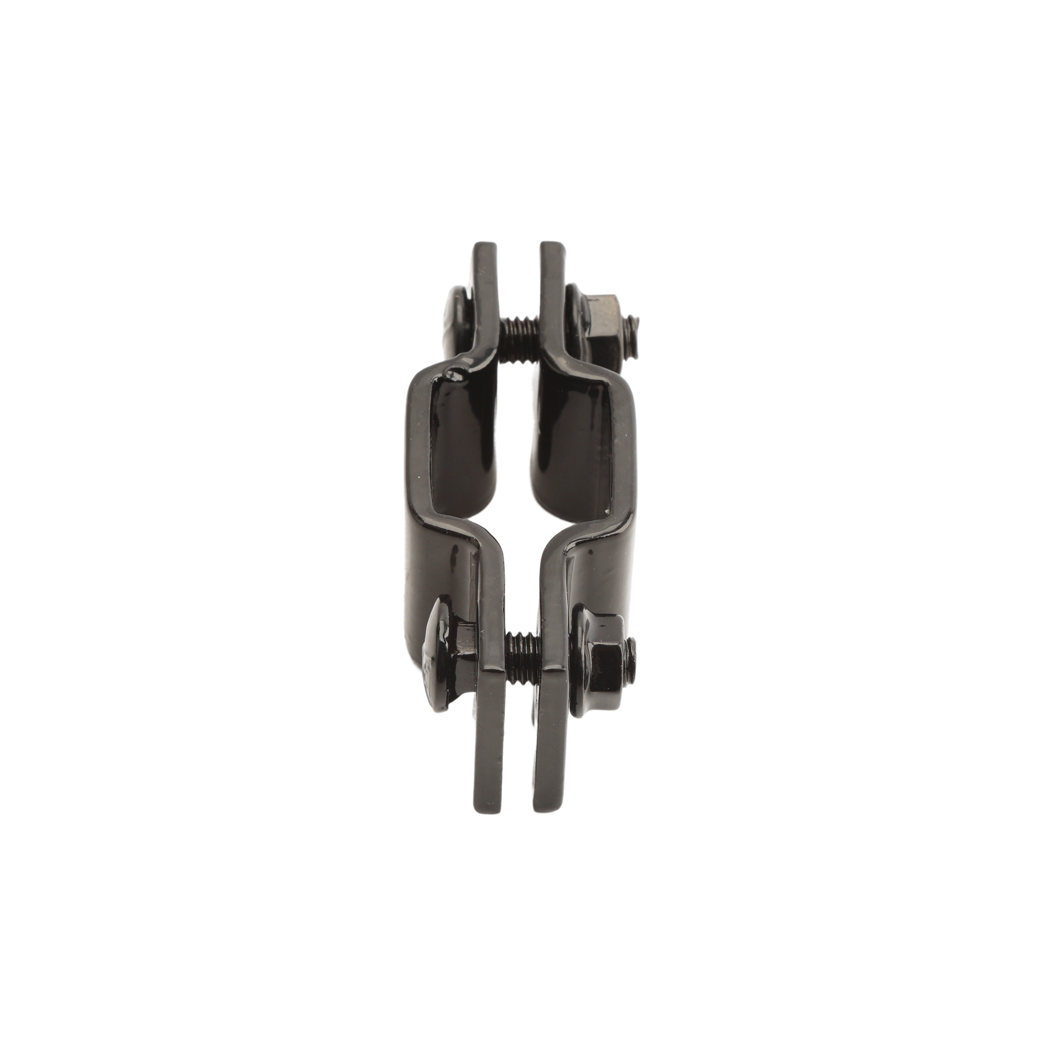 1" Black Square Chain Link Fence Gate Collar For Gate Latch Assemblies ...