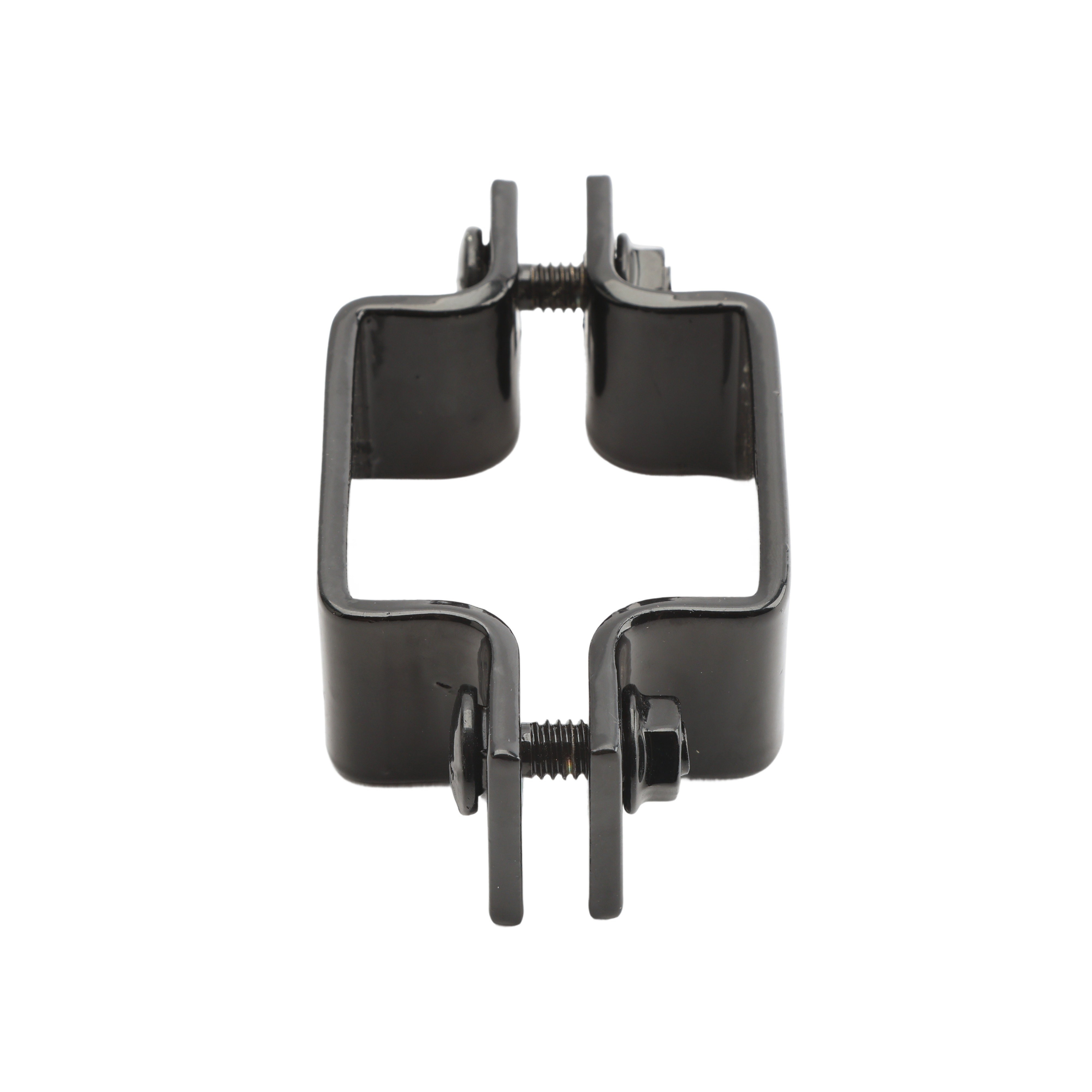 2" Black Square Chain Link Fence Gate Collar For Gate Latch Assemblies ...