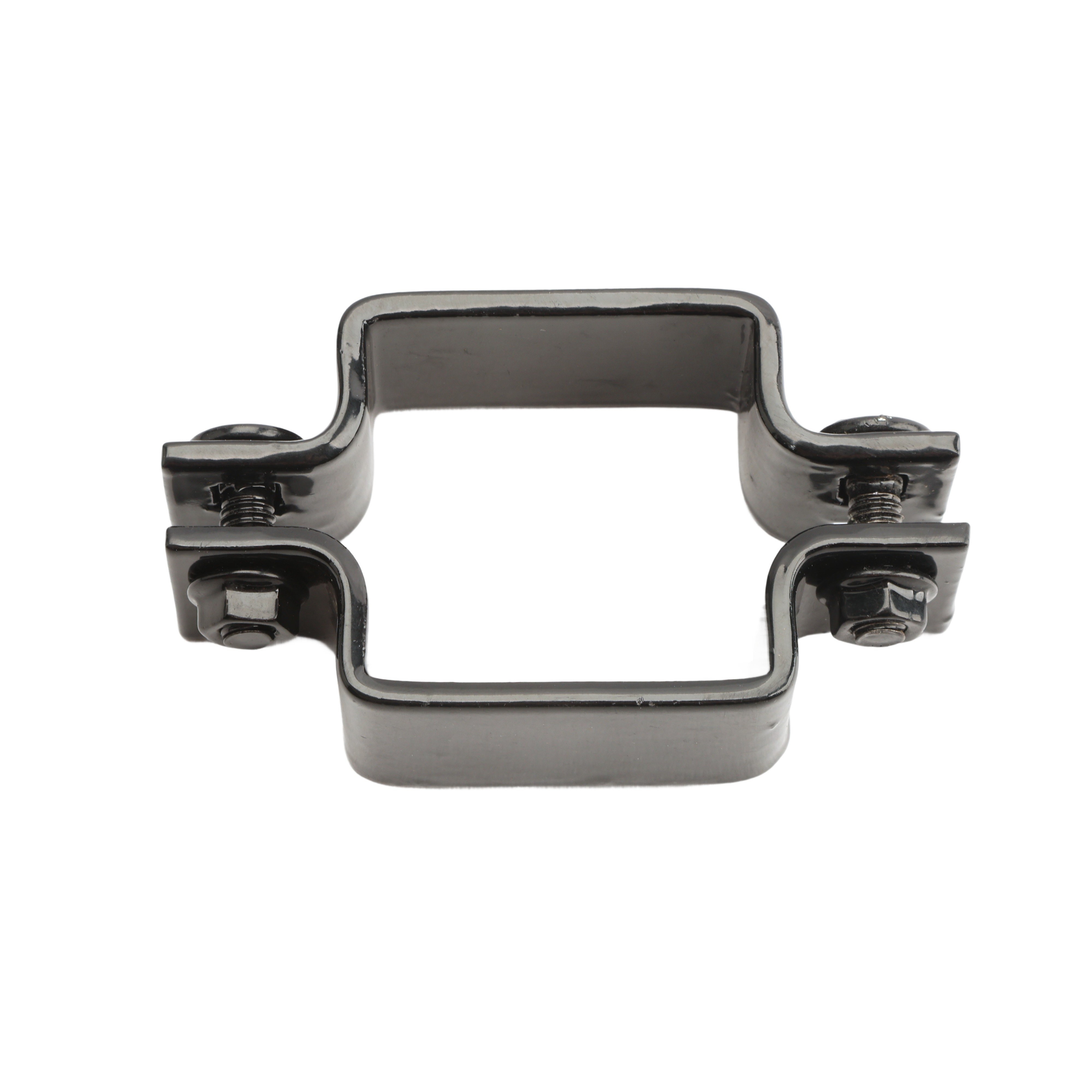2" Black Square Chain Link Fence Gate Collar For Gate Latch Assemblies ...