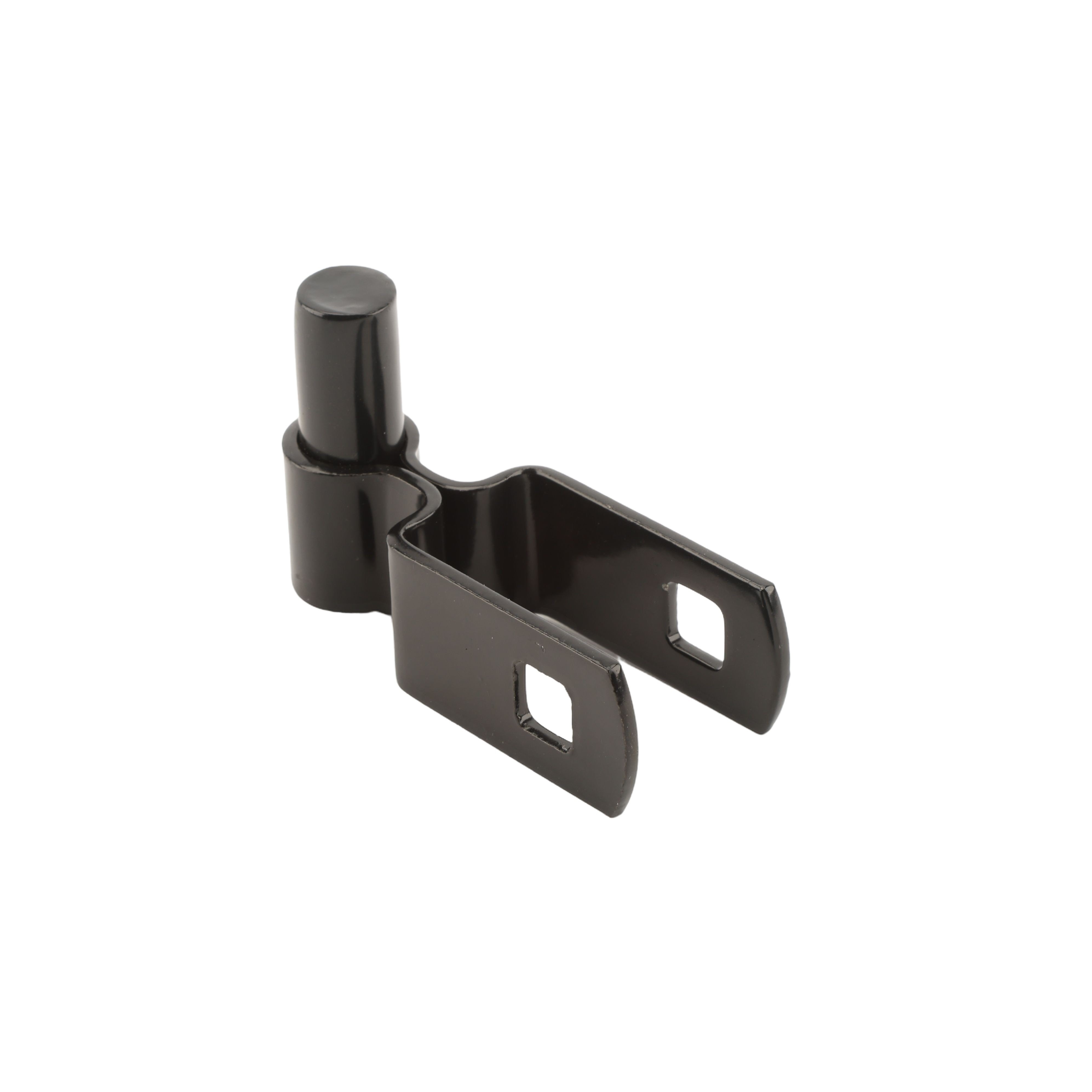 1" x 1" Square Male Gate Post Hinge Chain Link Black Galvanized Steel ...