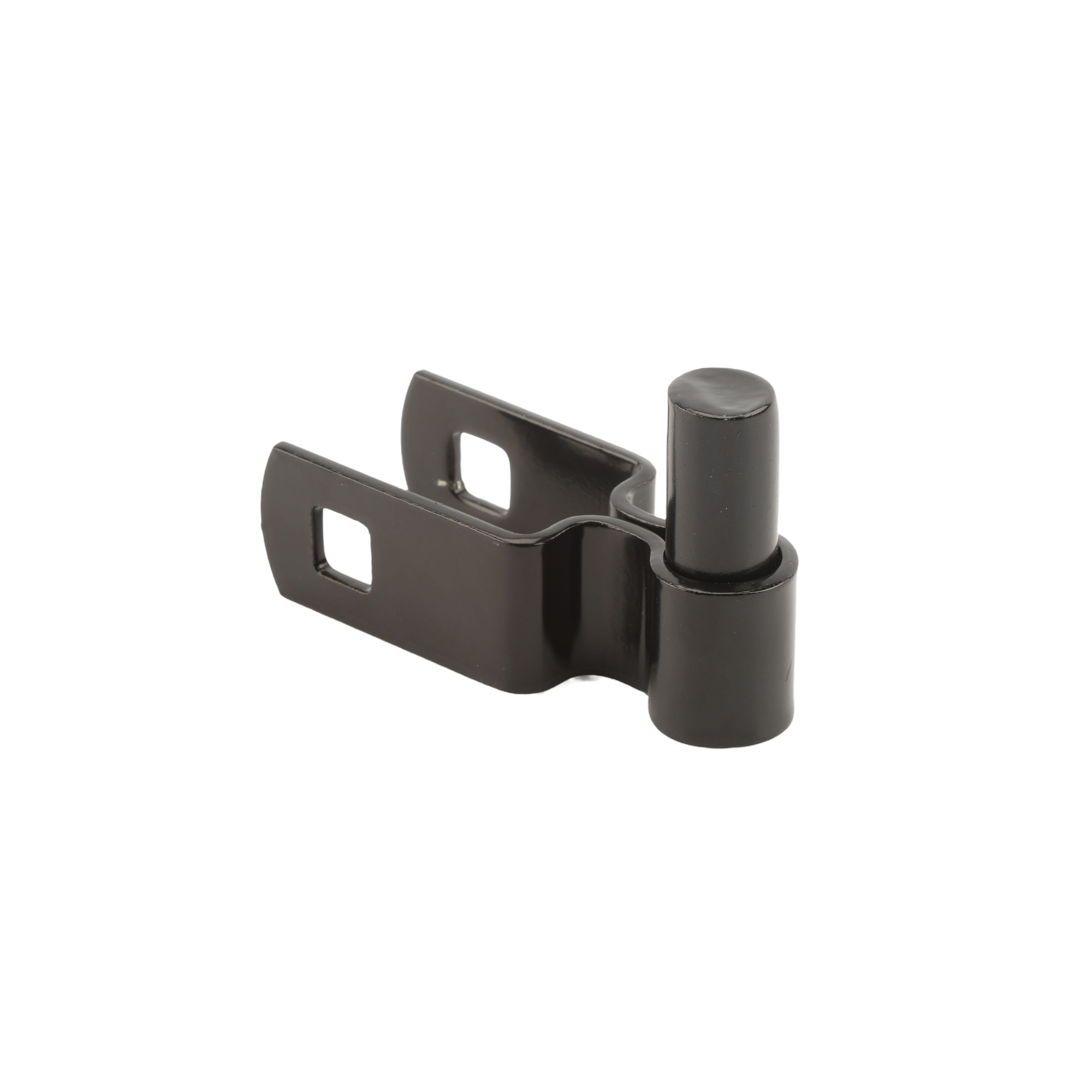 1" x 1" Square Male Gate Post Hinge Chain Link Black Galvanized Steel ...