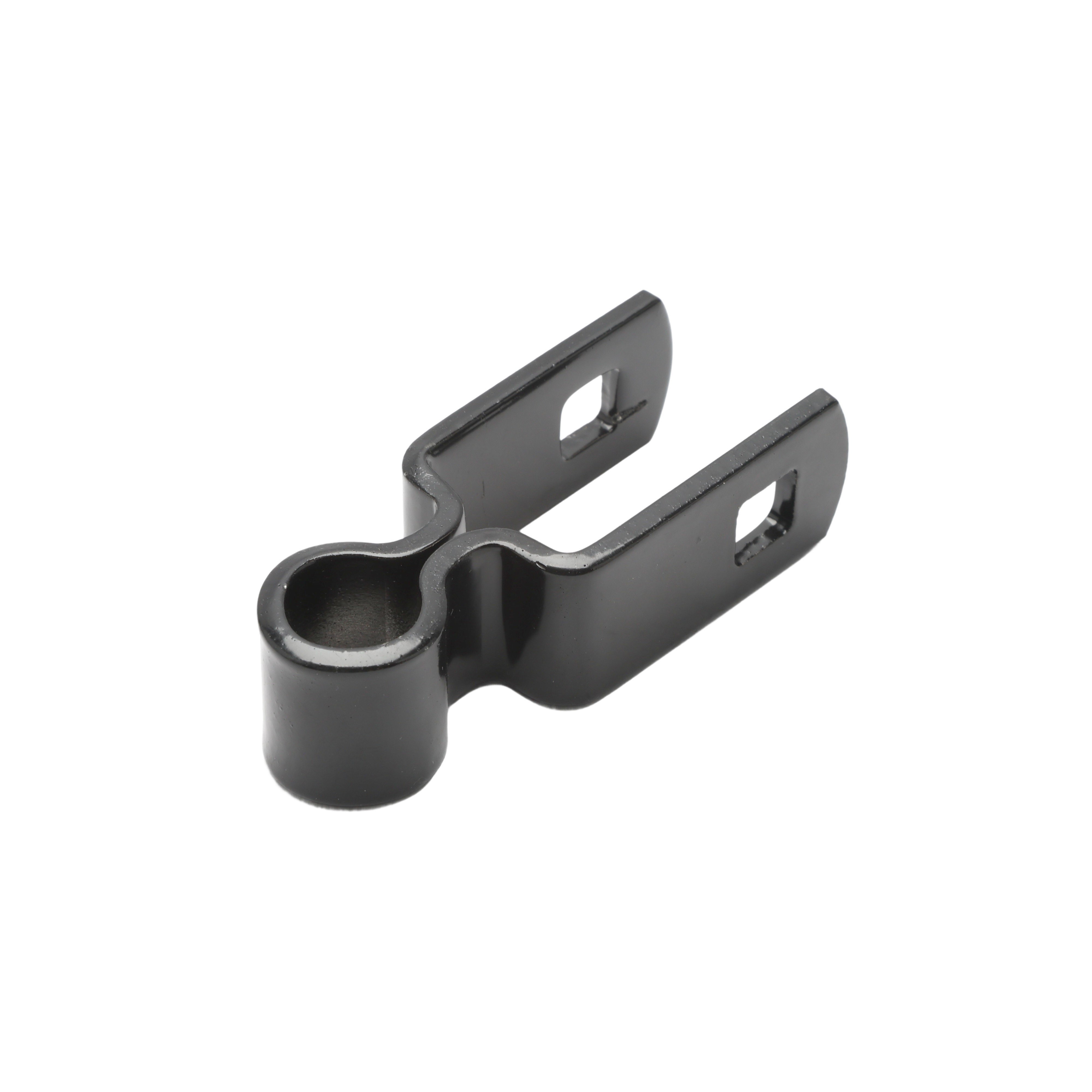 1" x 1" Square Female Gate Hinge Black Hot Dip Galvanized Steel (5/8 ...
