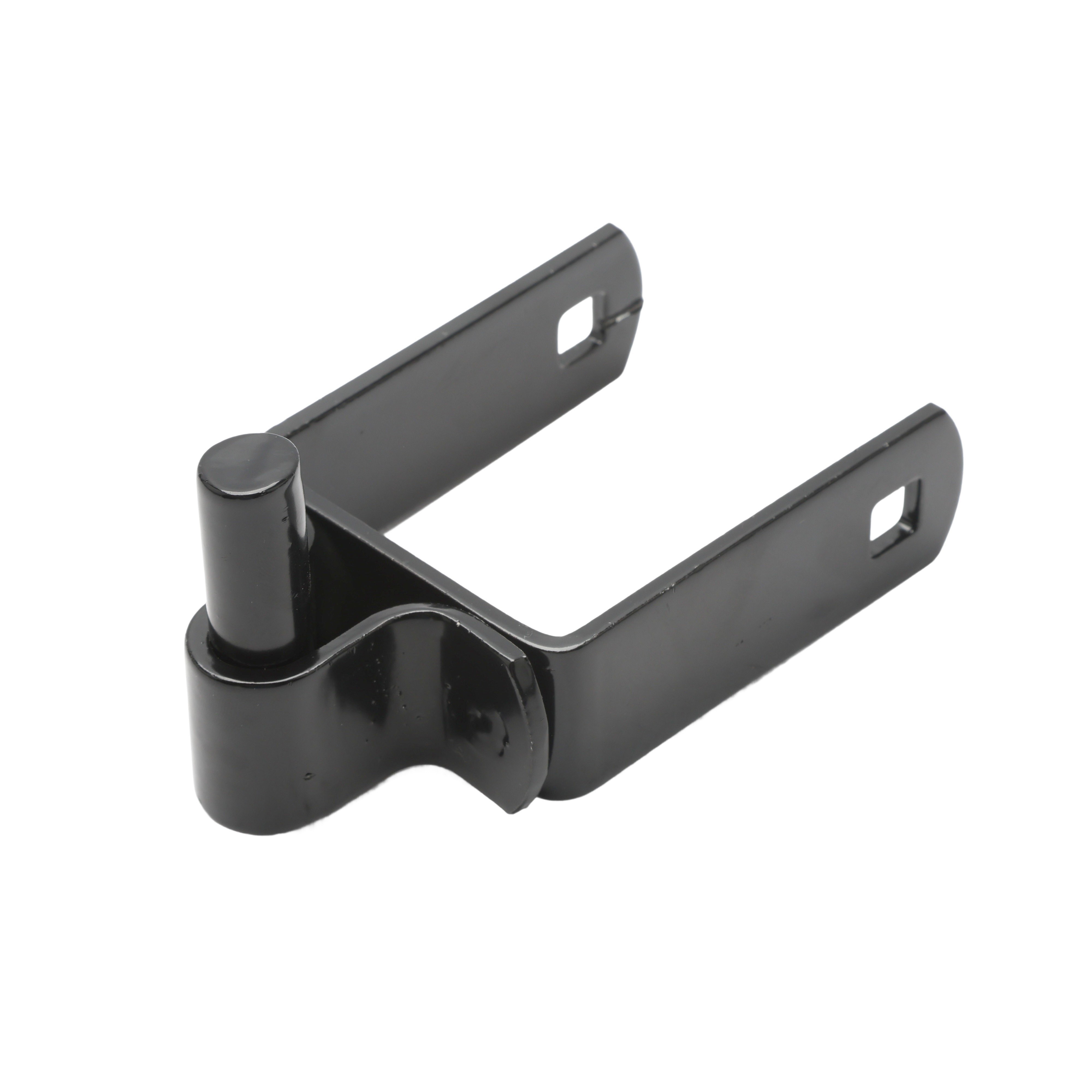 2 1/2" X 2 1/2" Square Male Black Gate Post Hinge Chain Link Galvanized ...