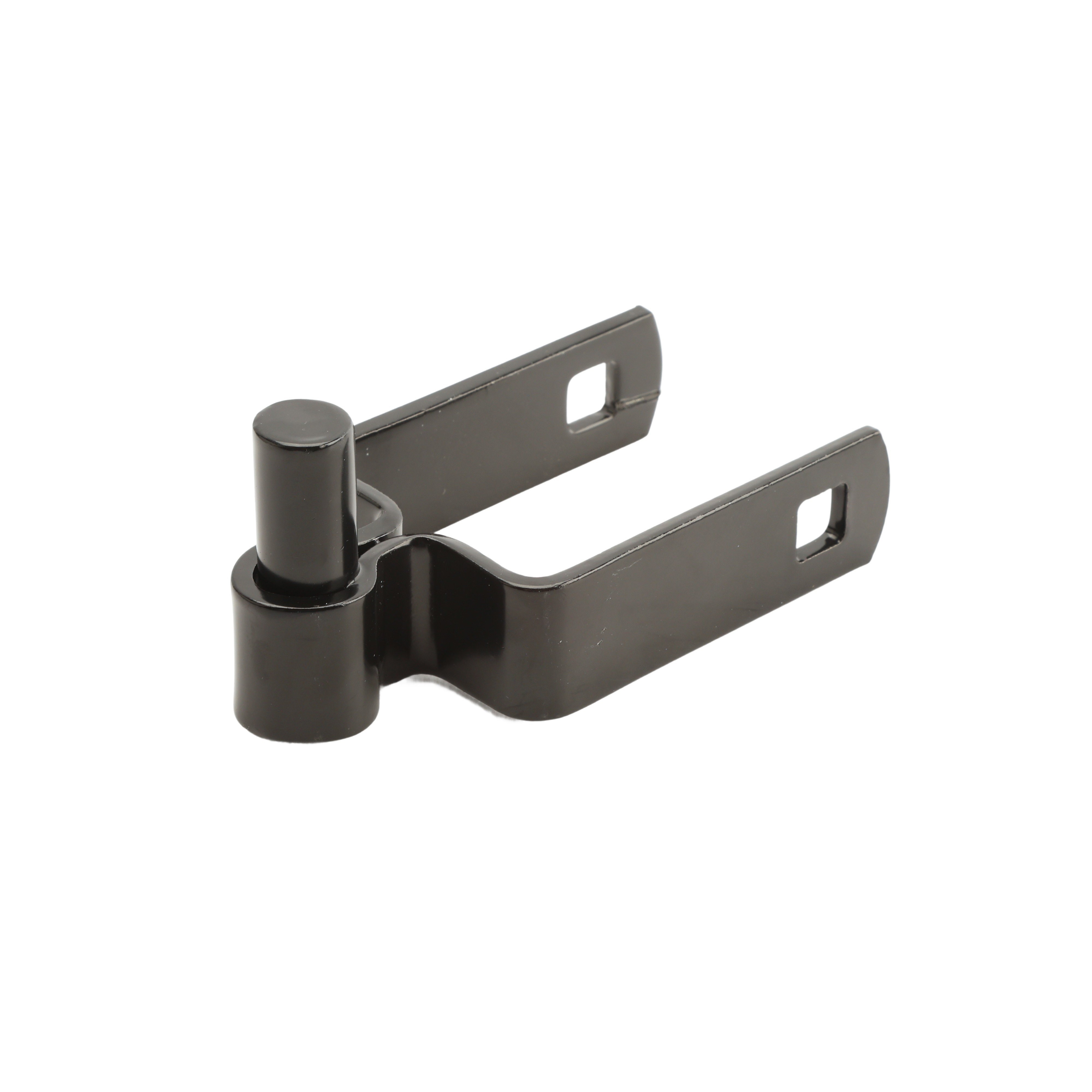 2" X 2" Square Male Gate Post Black Hinge Chain Link Galvanized Steel ...