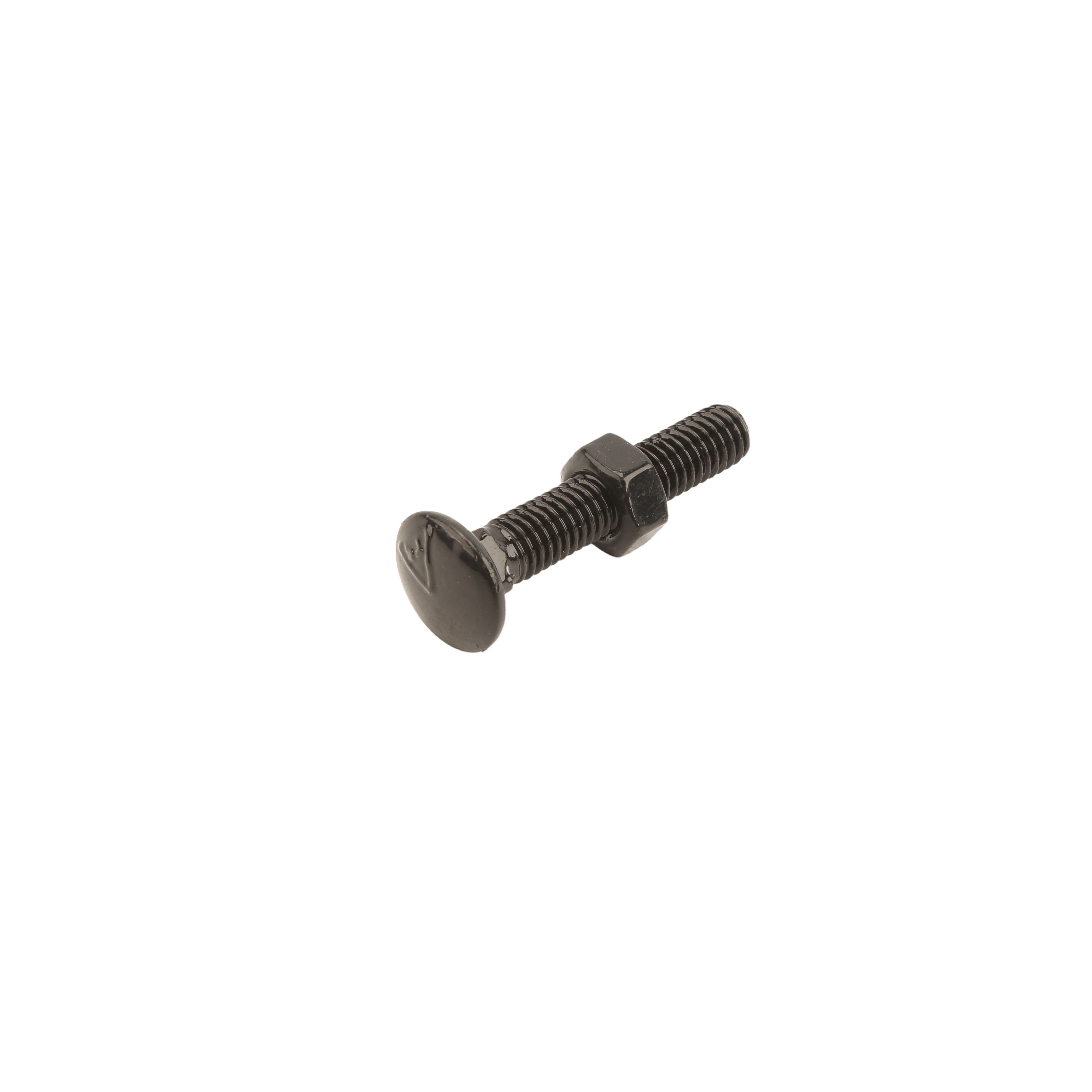 Chain Link 3/8" x 2" Carriage Bolt & Nut (HDG & Powder Coated Black ...