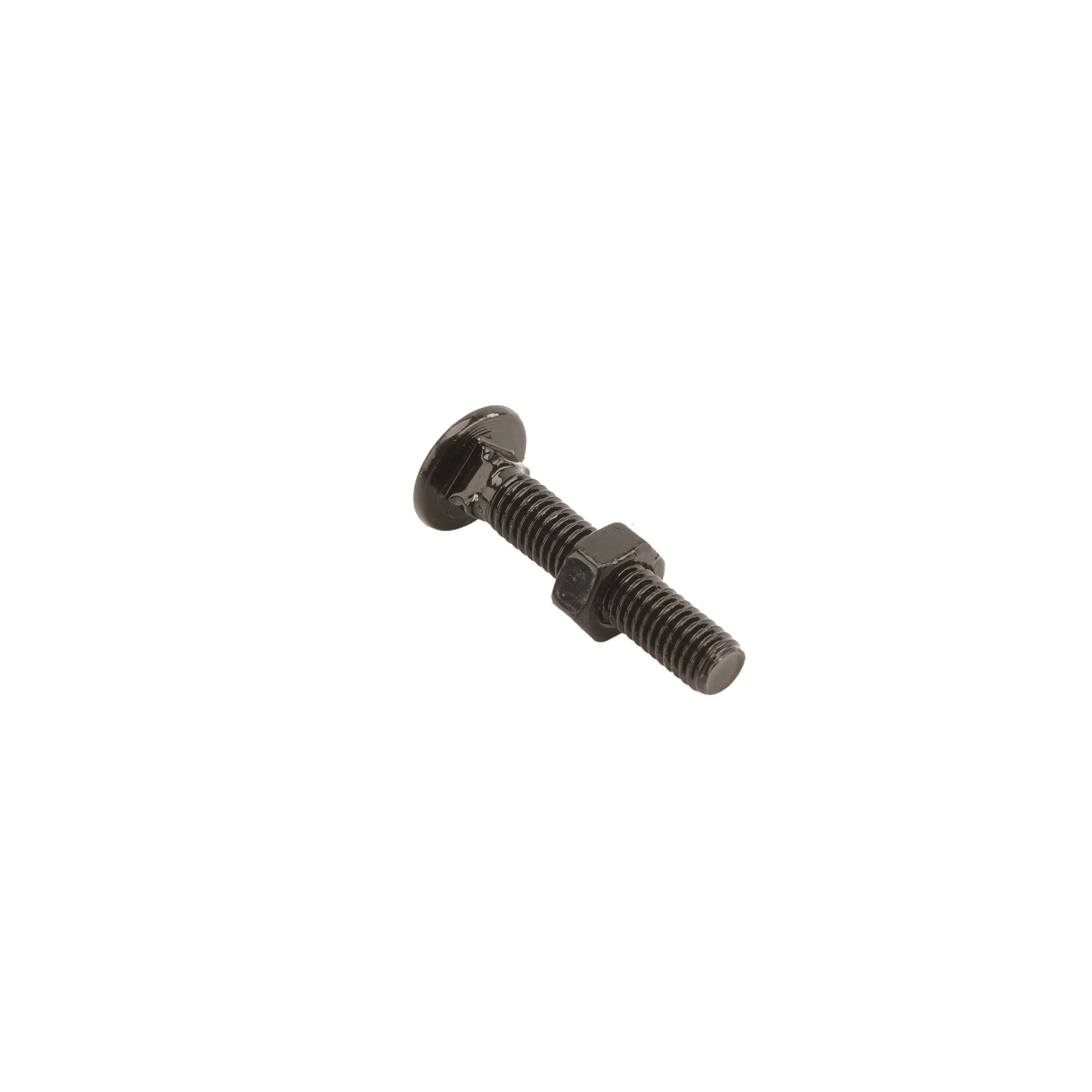 Chain Link 3/8" x 2" Carriage Bolt & Nut (HDG & Powder Coated Black ...