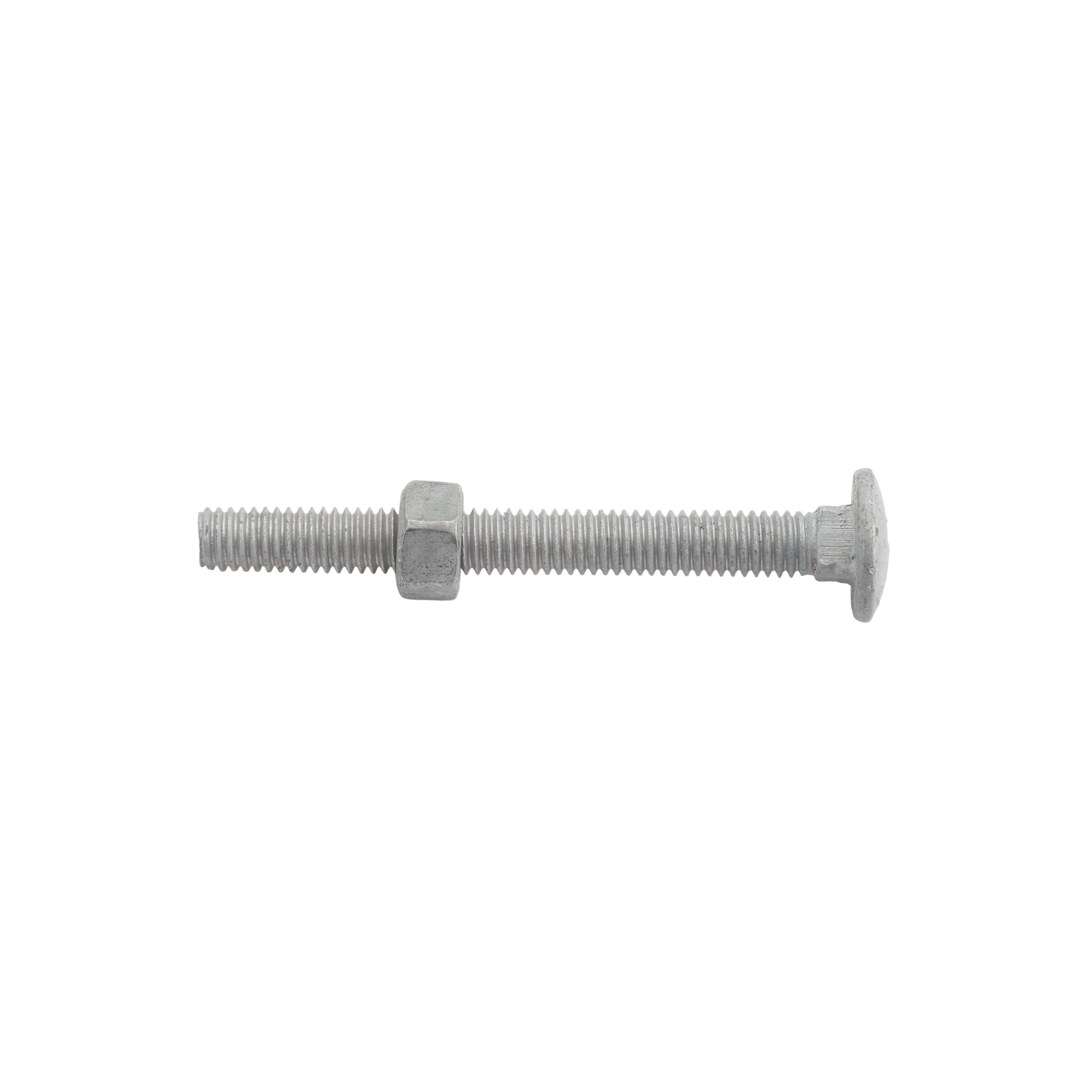 Chain Link 3/8" x 3 1/2" Carriage Nut & Bolt (Hot Dip Galvanized Steel ...