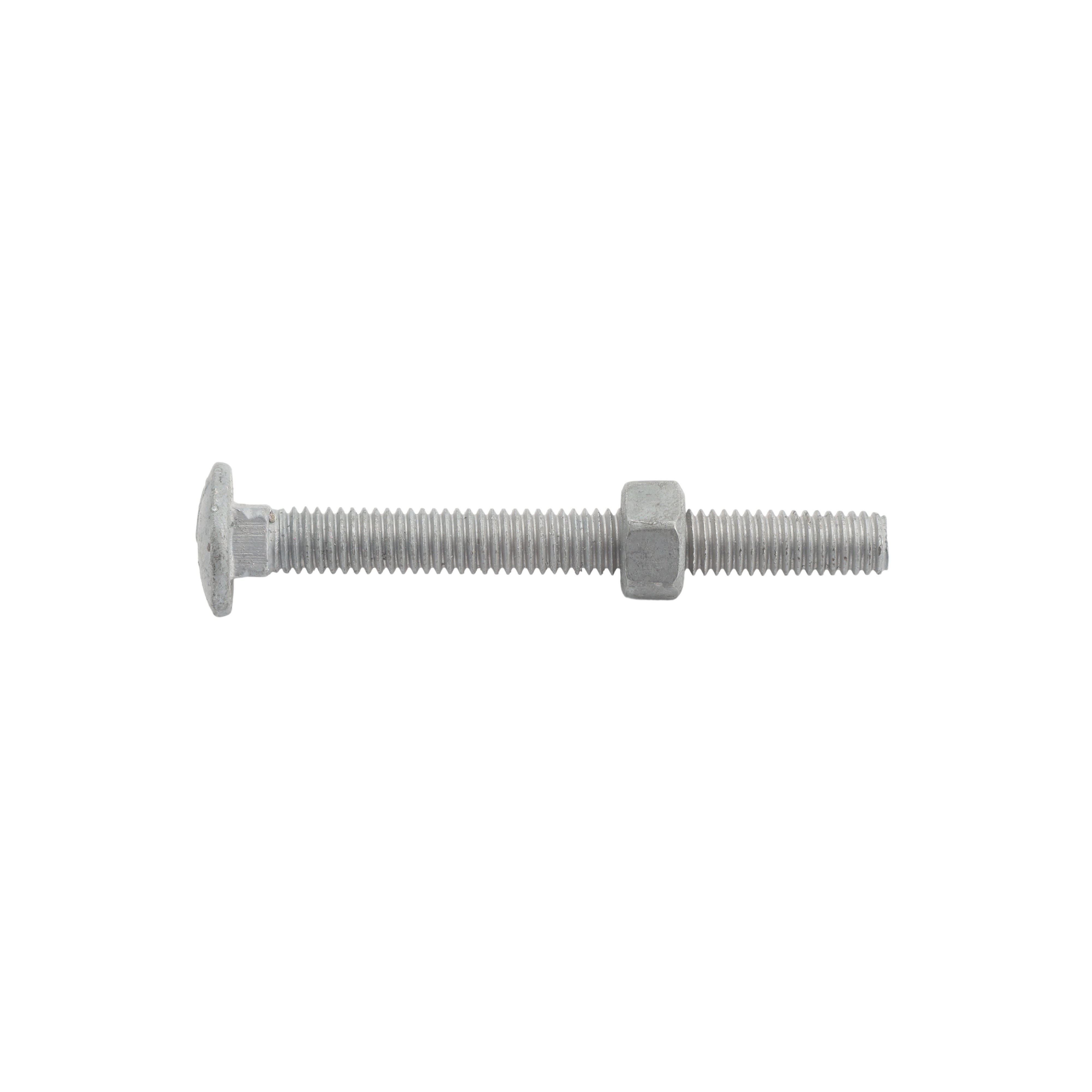 Chain Link 3/8" x 3 1/2" Carriage Nut & Bolt (Hot Dip Galvanized Steel ...