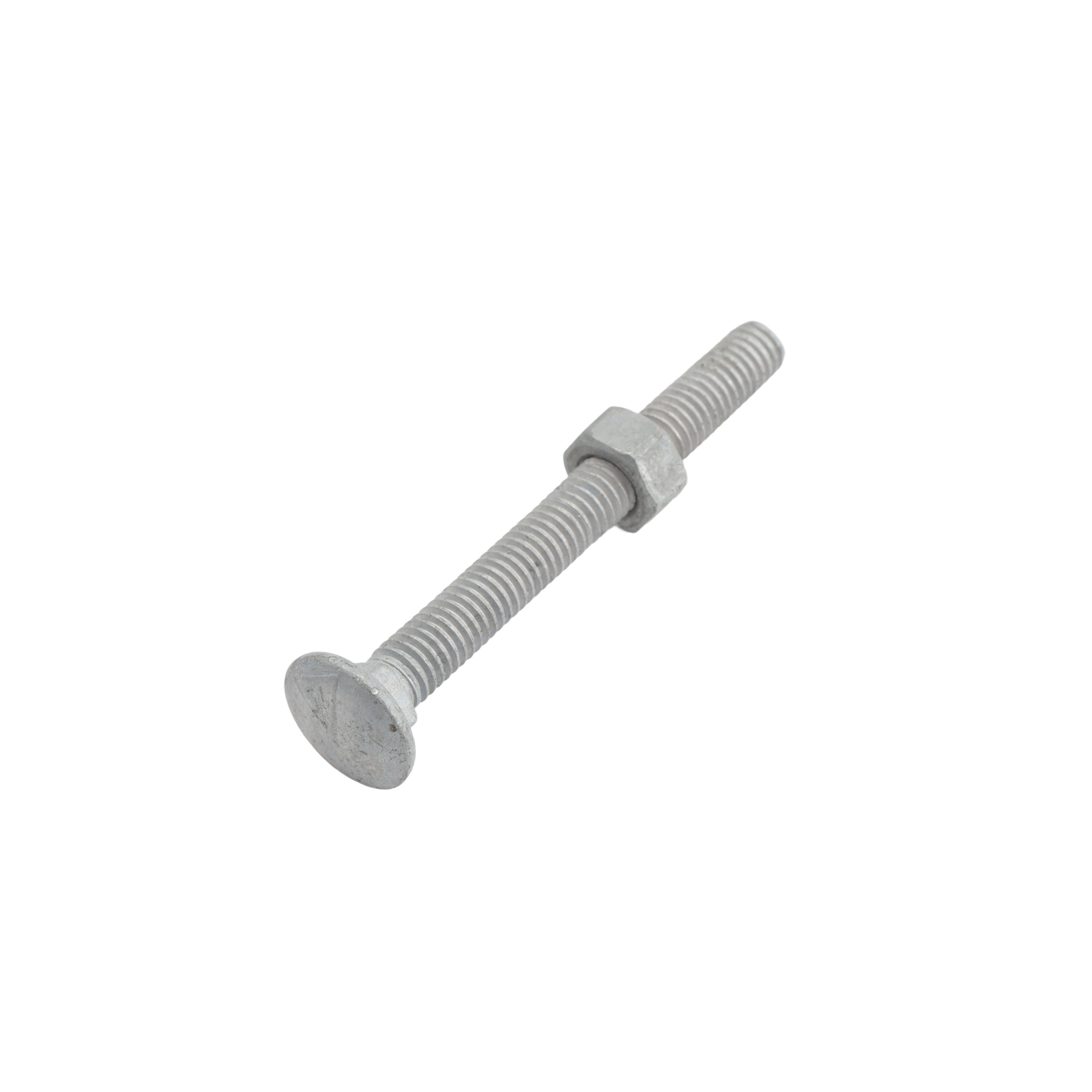 Chain Link 3/8" x 3 1/2" Carriage Nut & Bolt (Hot Dip Galvanized Steel ...