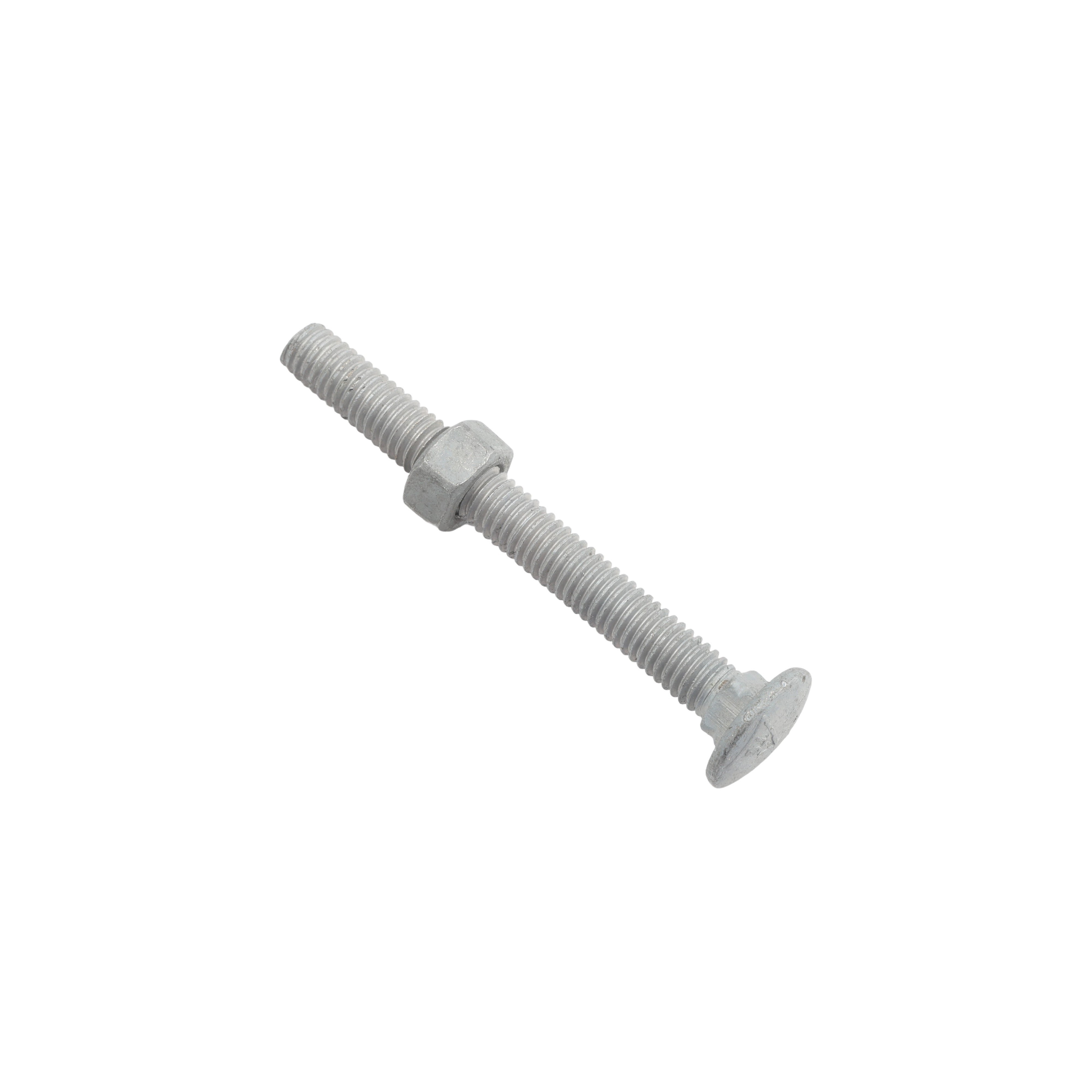 Chain Link 3/8" x 3 1/2" Carriage Nut & Bolt (Hot Dip Galvanized Steel ...