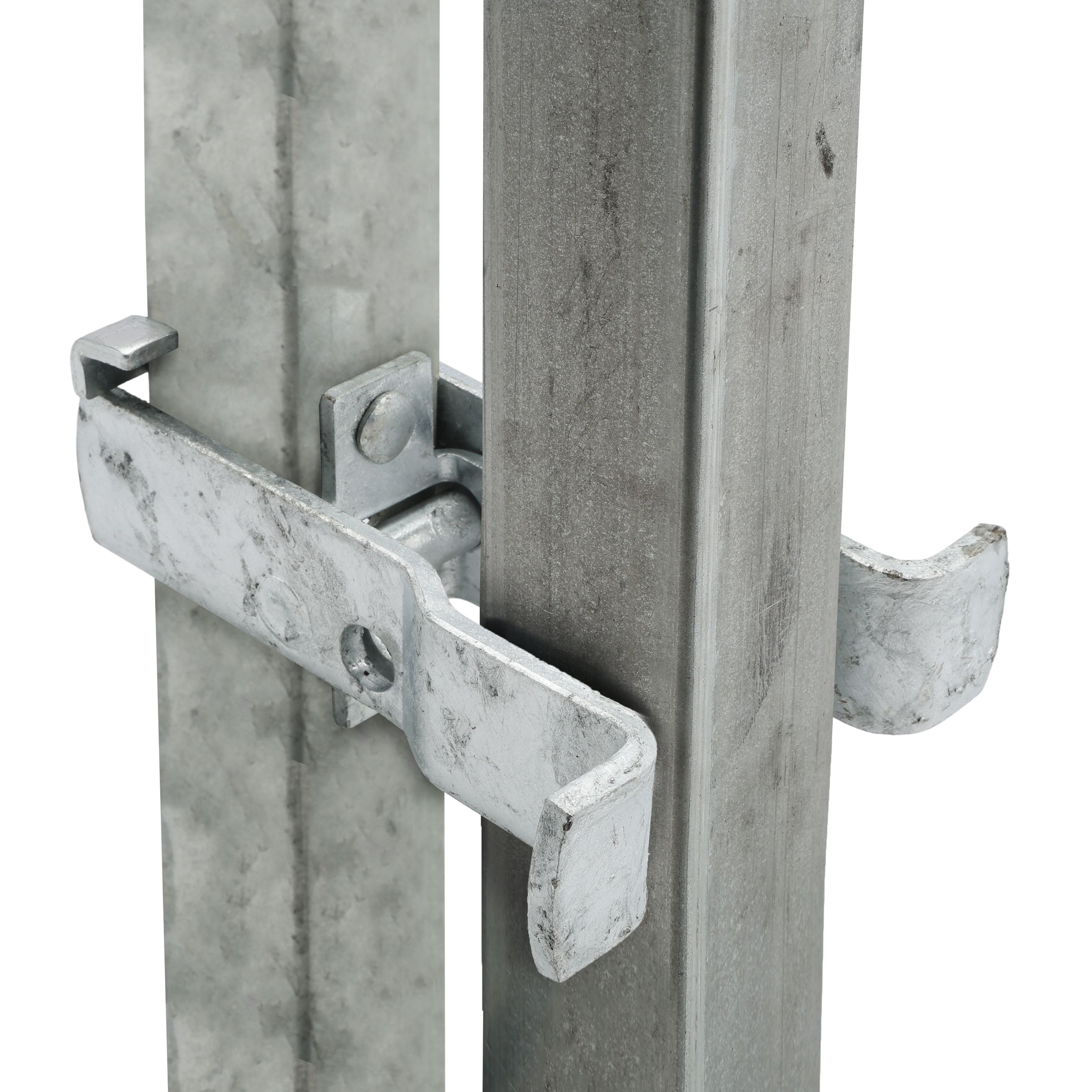 Heavy Duty Square Frame Fulcrum Strong Arm Gate Latch - Fits 2" Square ...