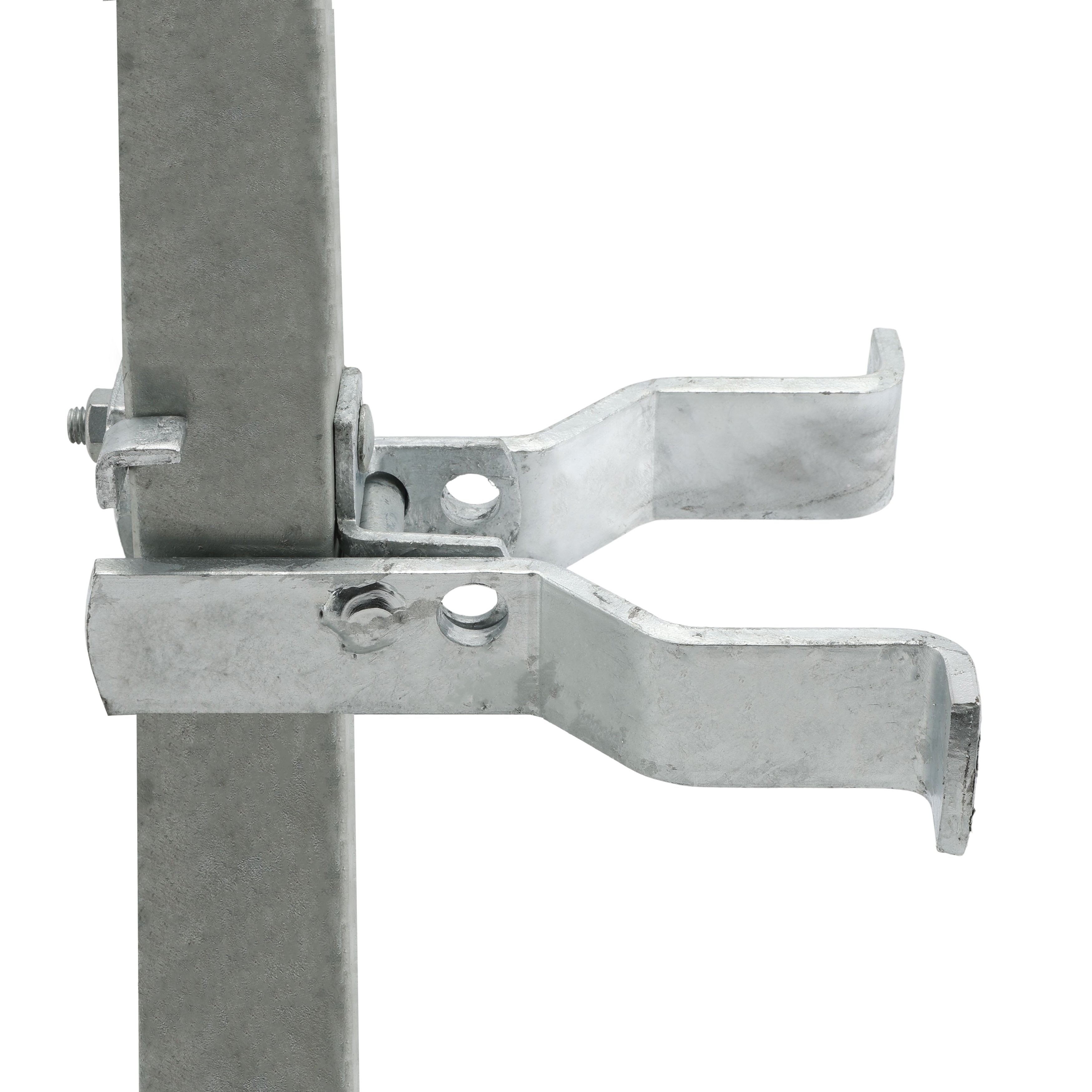 Heavy Duty Square Frame Fulcrum Strong Arm Gate Latch - Fits 2" Square ...