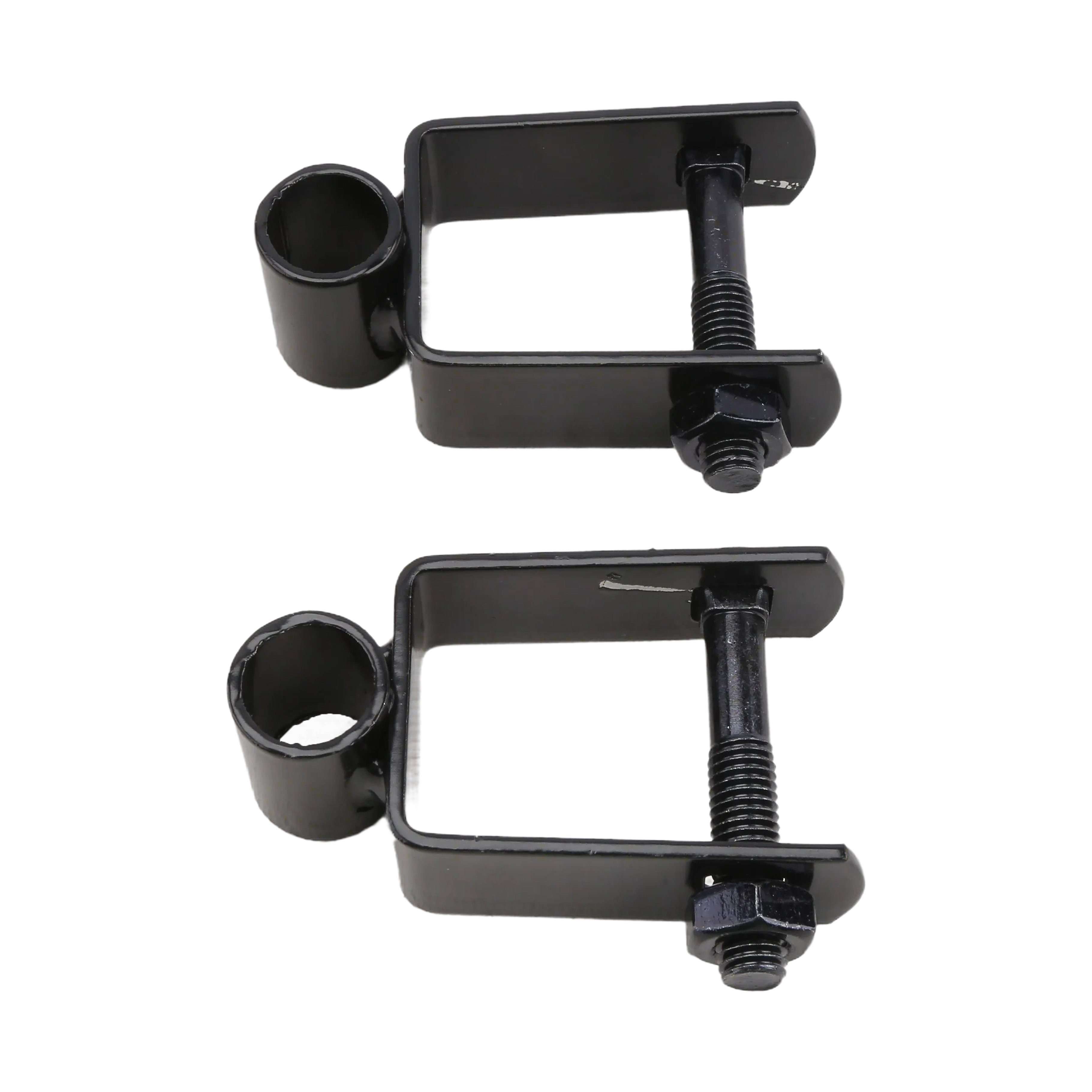 1 1/2" x 1 1/2" Square Female Black Hinge Pair With Nut And Bolt ...