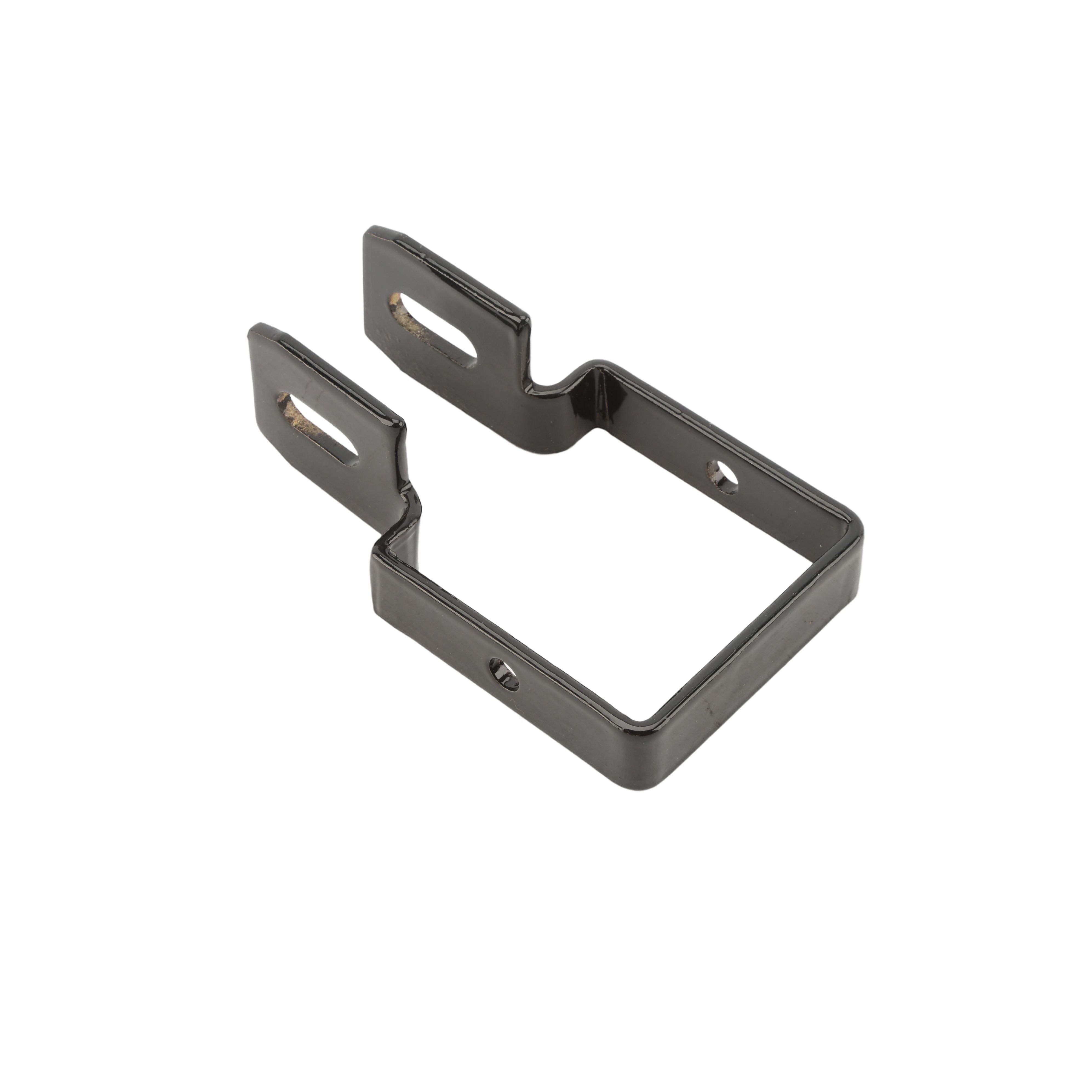 2" Post x 1" Rail Square Fence Universal Boulevard Bracket Black ...