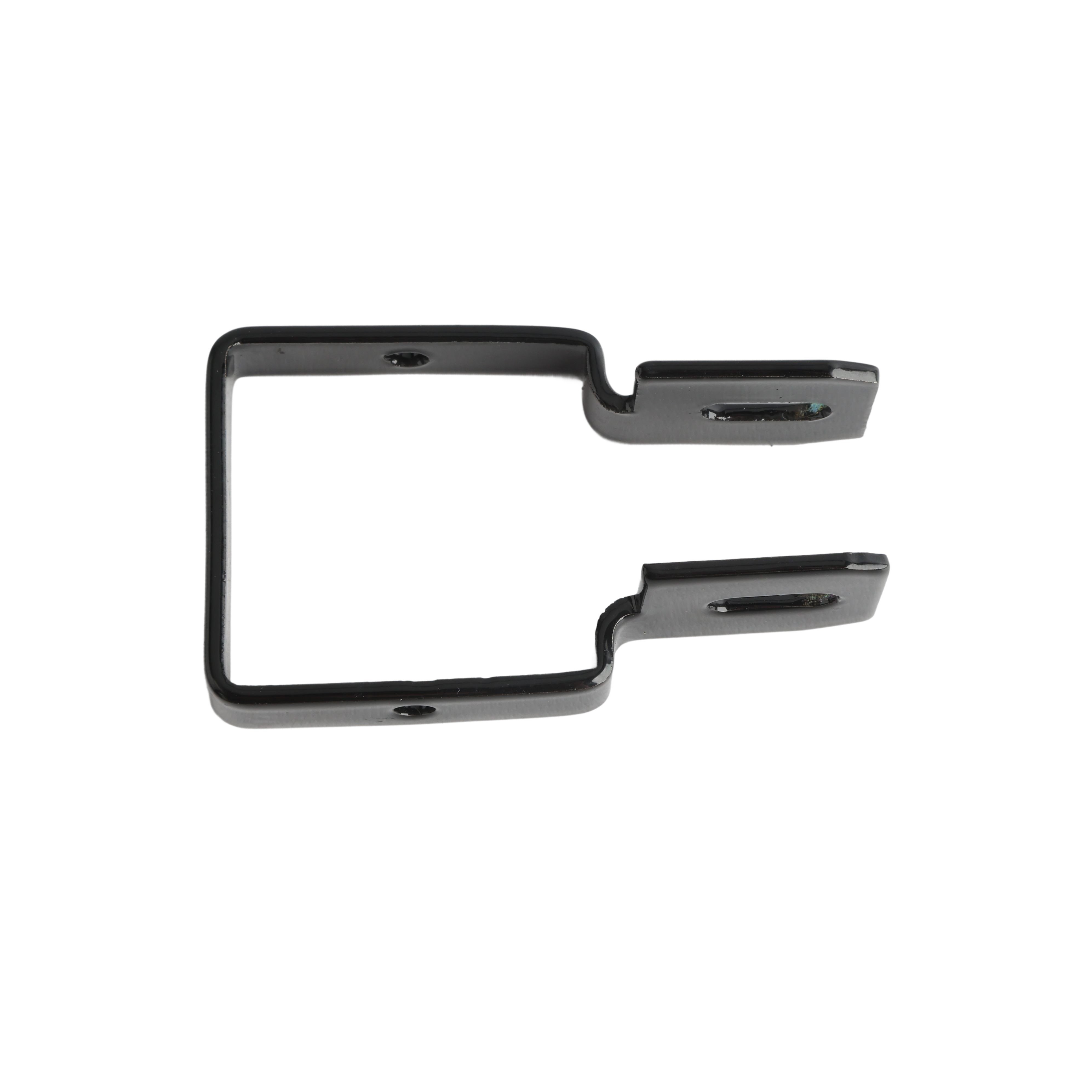 2" Post x 1" Rail Square Fence Universal Boulevard Bracket Black ...