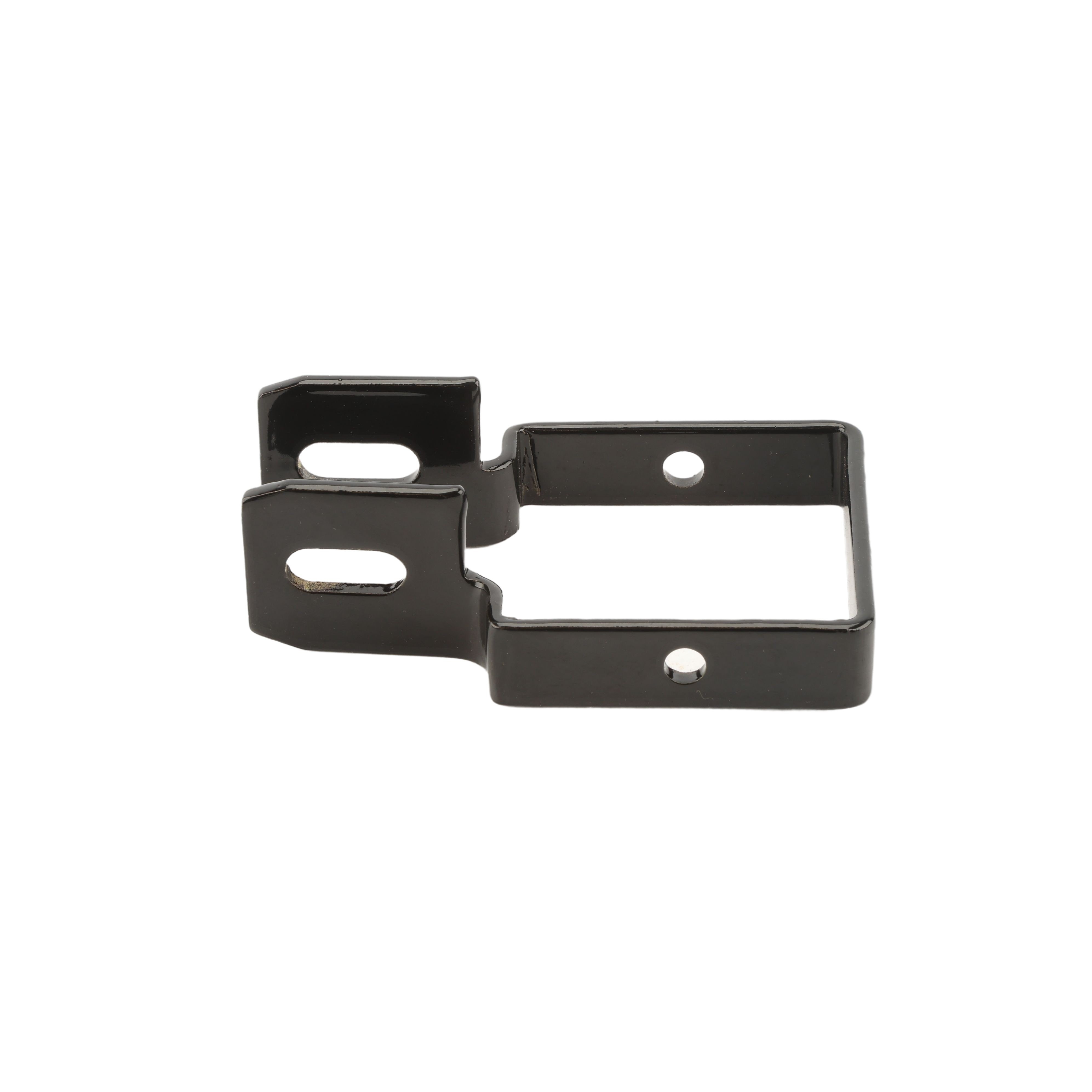 2" Post x 1" Rail Square Fence Universal Boulevard Bracket Black ...