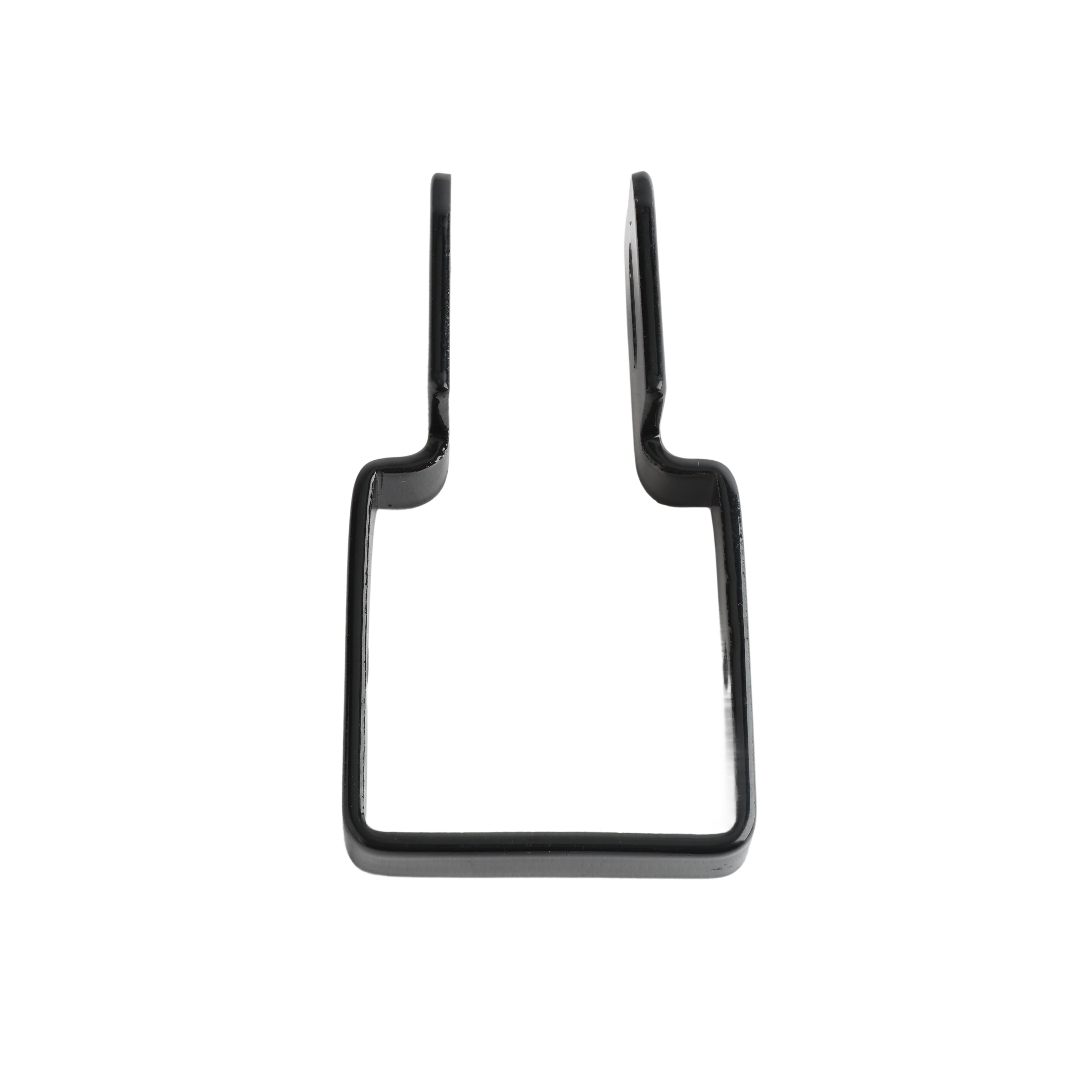2" Post x 1" Rail Square Fence Universal Boulevard Bracket Black ...