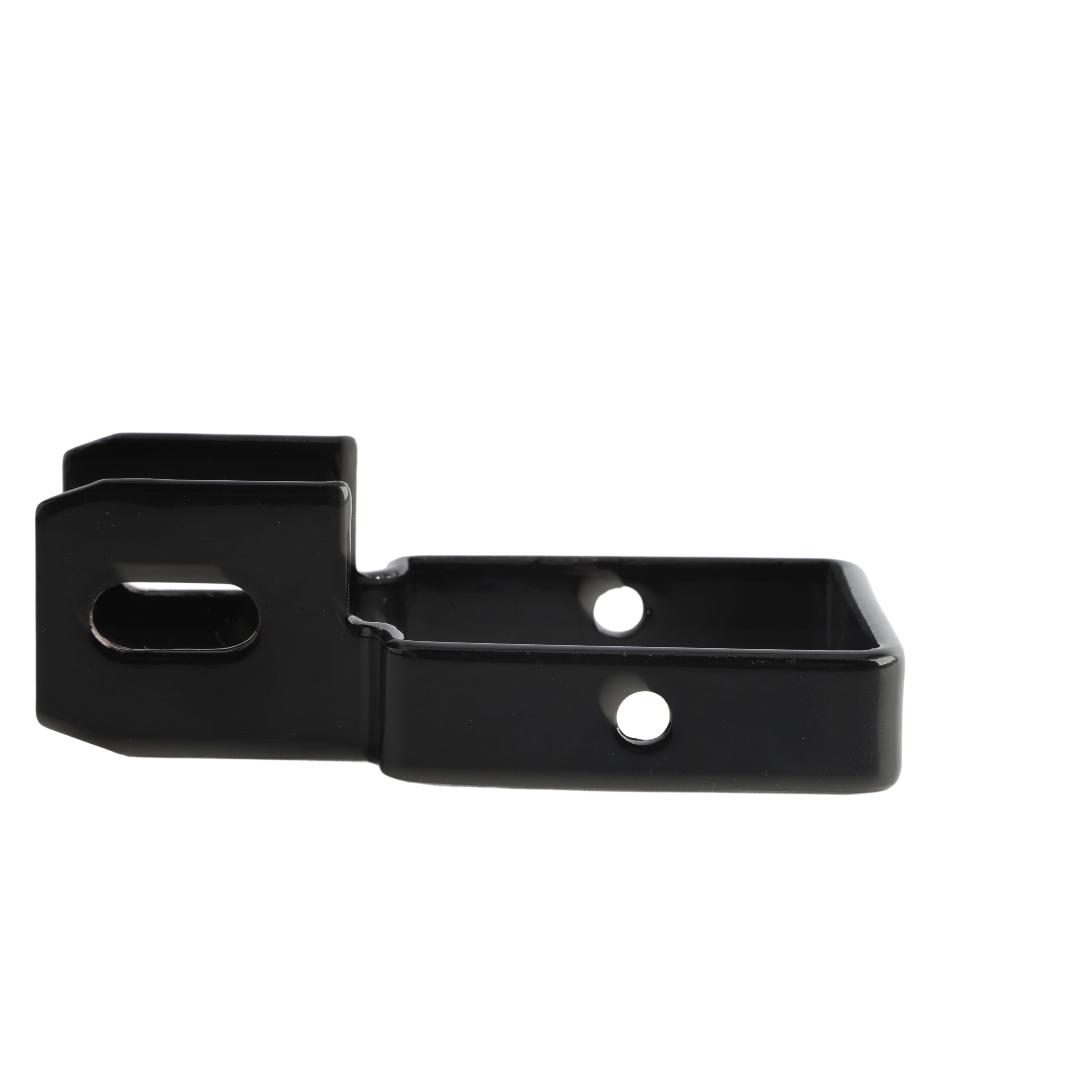 2" Post x 1" Rail Square Fence Universal Boulevard Bracket Black ...