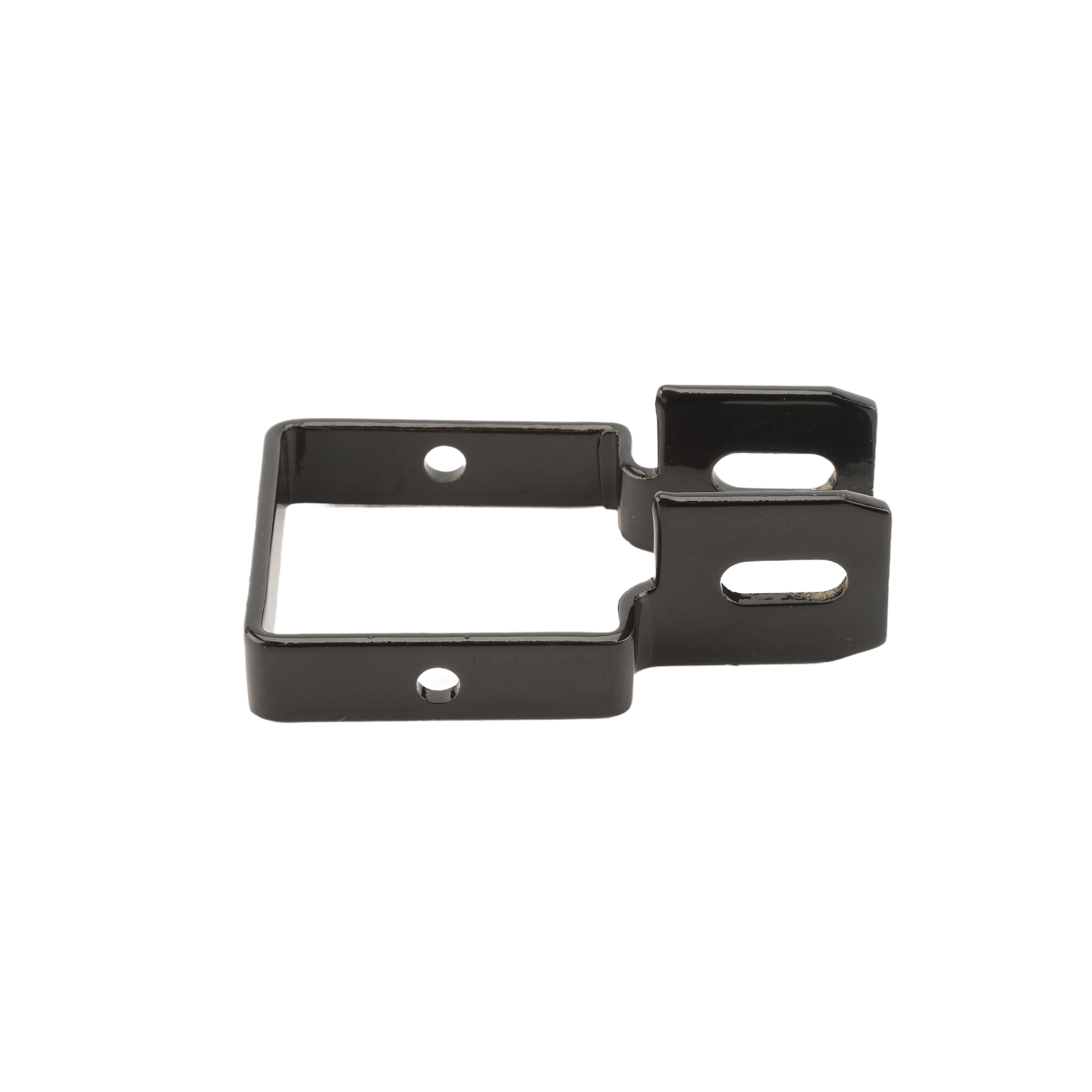 2" Post x 1" Rail Square Fence Universal Boulevard Bracket Black ...