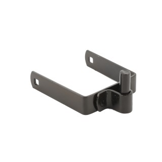 4" x 4" Square Male Gate Post Hinge Chain Link Black Galvanized Steel ...