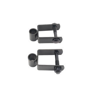 1 1/2" x 1 1/2" Square Female Black Hinge Pair With Nut And Bolt ...