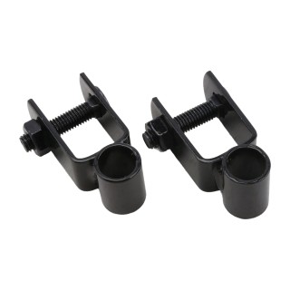 1" x 1" Square Female Black Hinge Pair With Nut And Bolt Assembly (5/8 ...