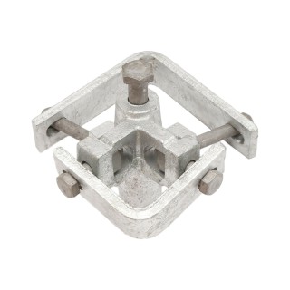 180 Degree Heavy Duty 2" Square Gate Frame x 4" Square Post - Square To ...