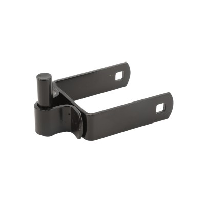 3" X 3" Square Male Gate Post Hinge Chain Link Black Galvanized Steel ...