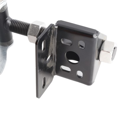 2" Square Gate Frame to 4" Round Post Heavy-Duty Adjustable 180° Gate ...
