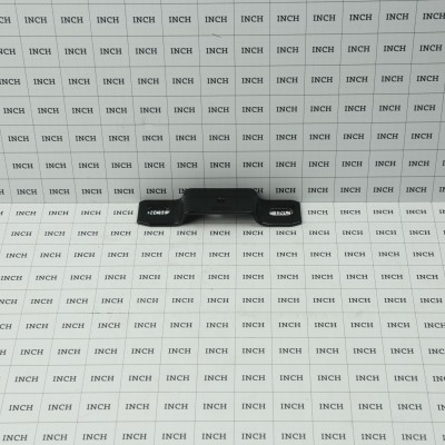2" Post x 1" Rail Square Ornamental Fence Line Bracket Black (Set ...